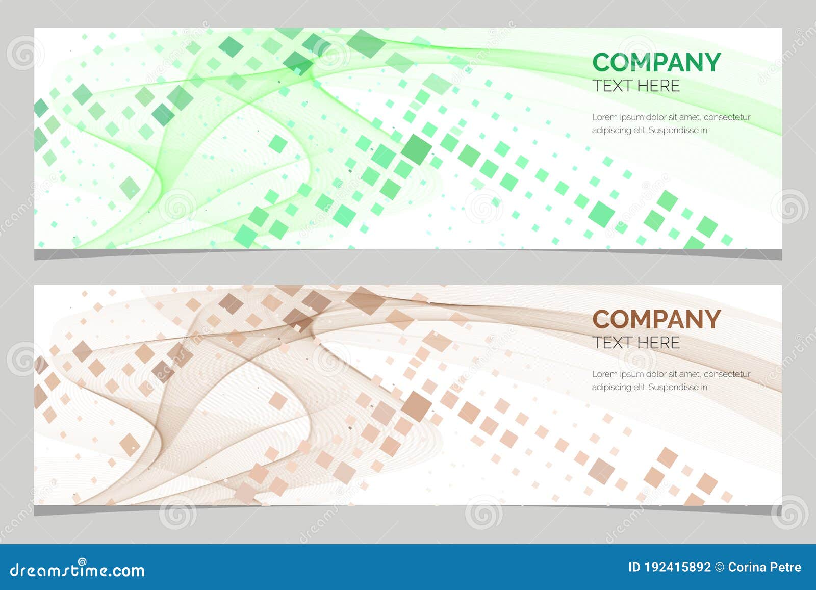 Abstract Corporate Business Banner Stock Vector - Illustration of ...