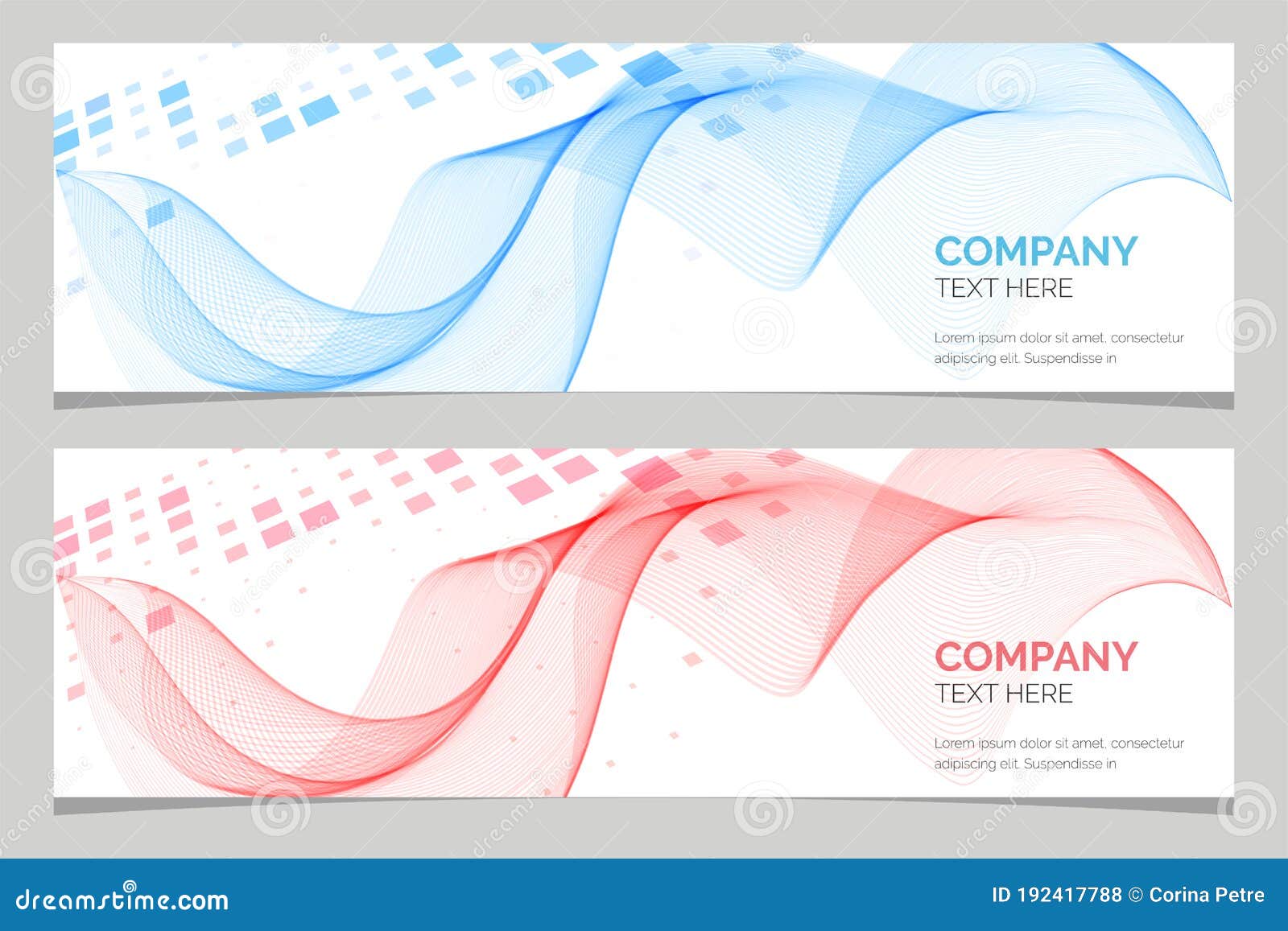 Abstract Corporate Business Banner Stock Vector - Illustration of ...