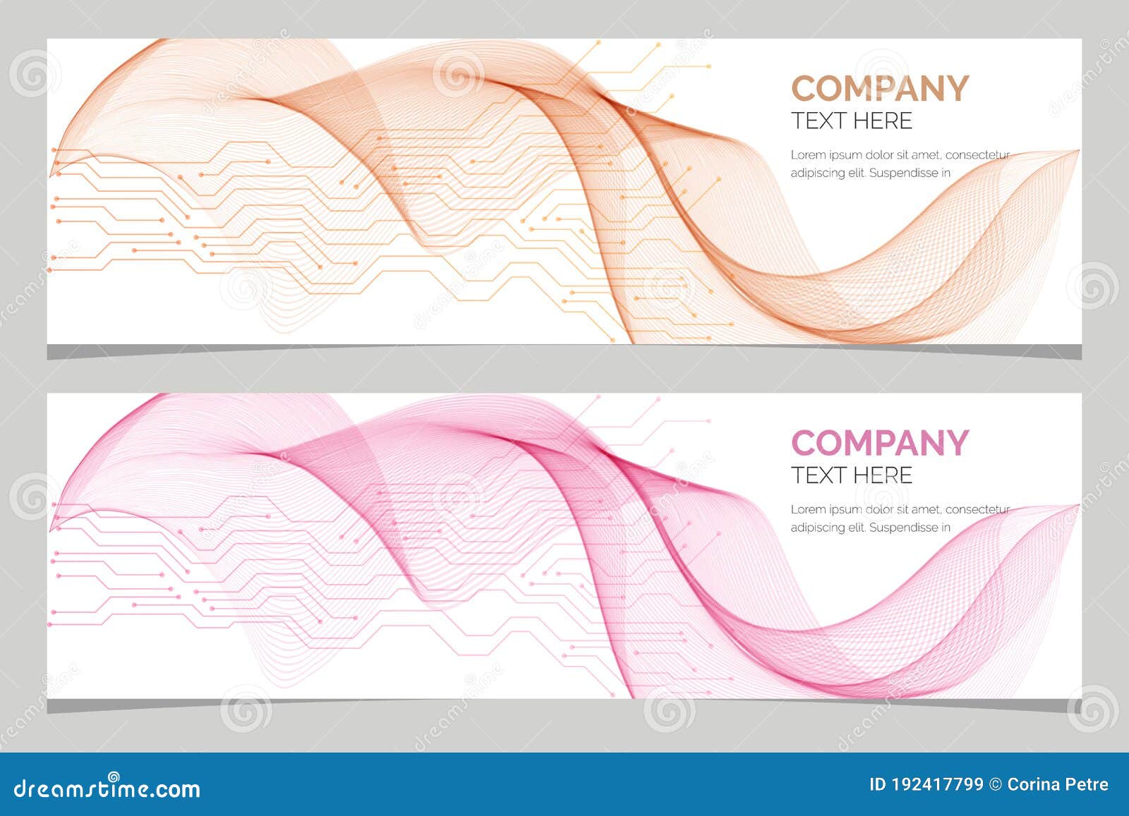 Abstract Corporate Business Banner Stock Vector - Illustration of ...
