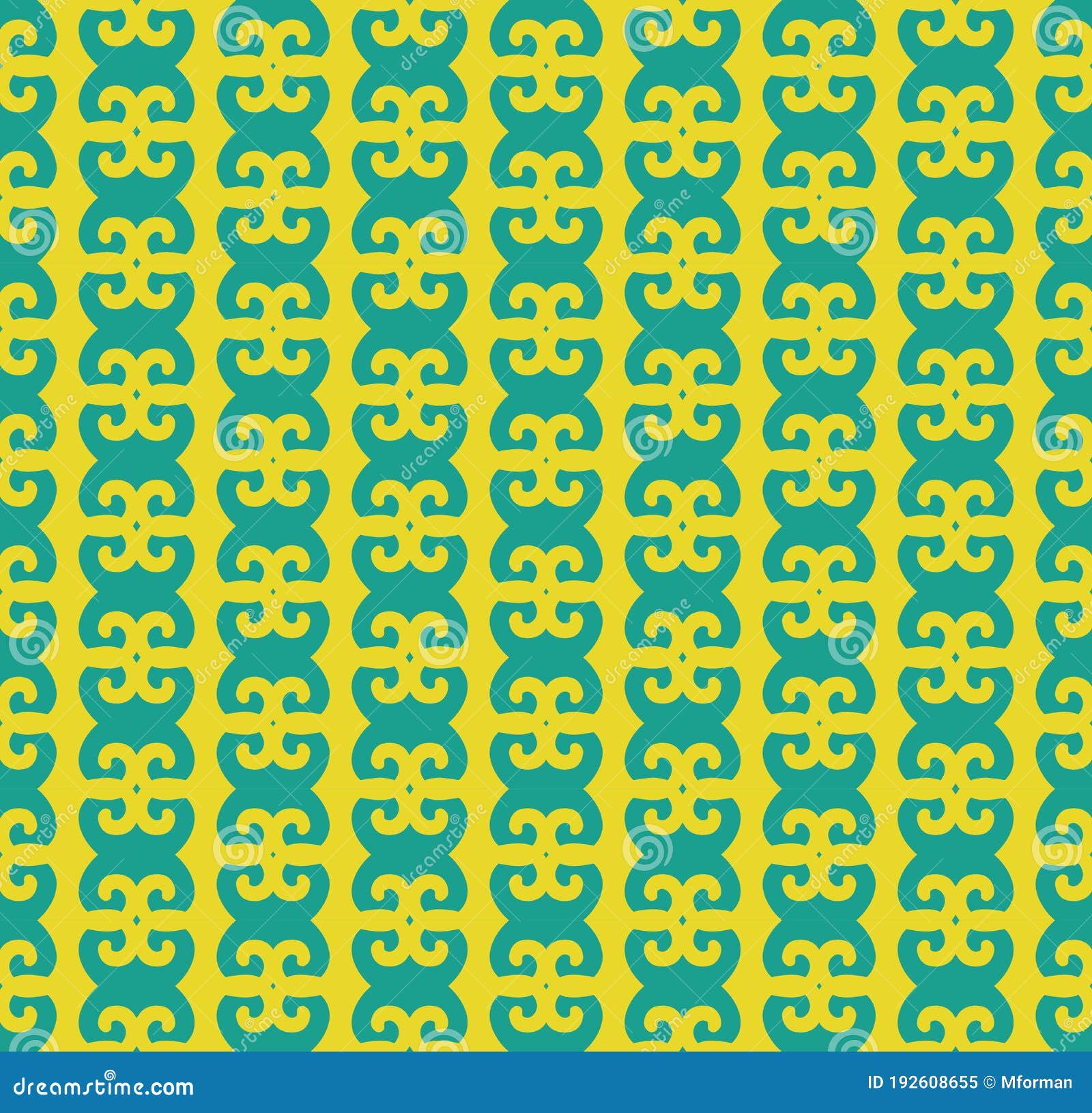 Royal Jacquard Swirl Seamless Repeat Stock Vector - Illustration of ...