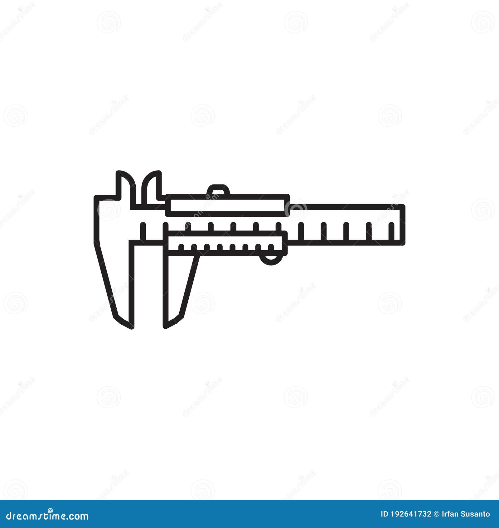 Calipers Icon Vector Isolated On White Background, Calipers Sign ...