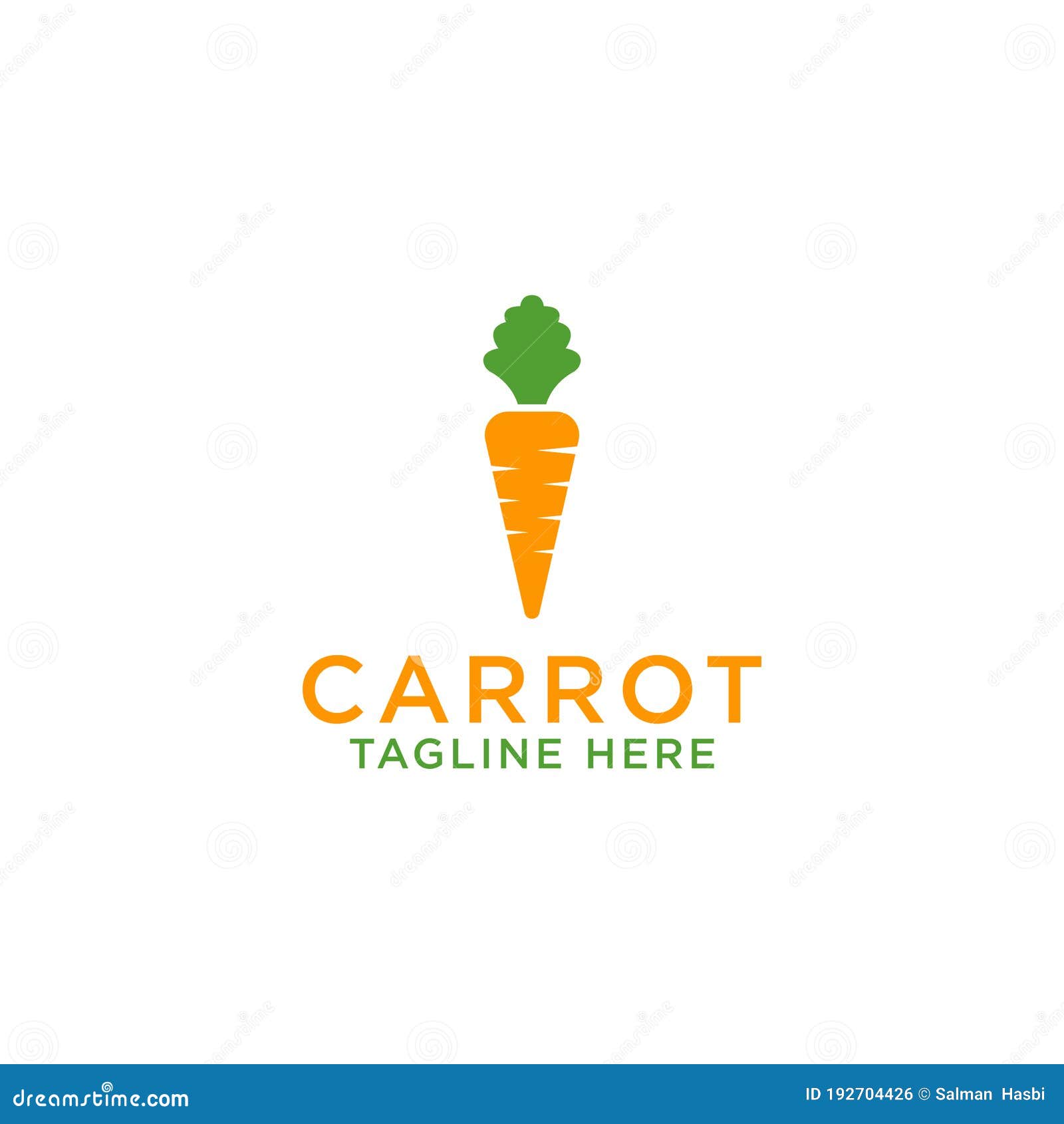 Carrot Logo Icon Design Template Vector Stock Vector - Illustration of ...