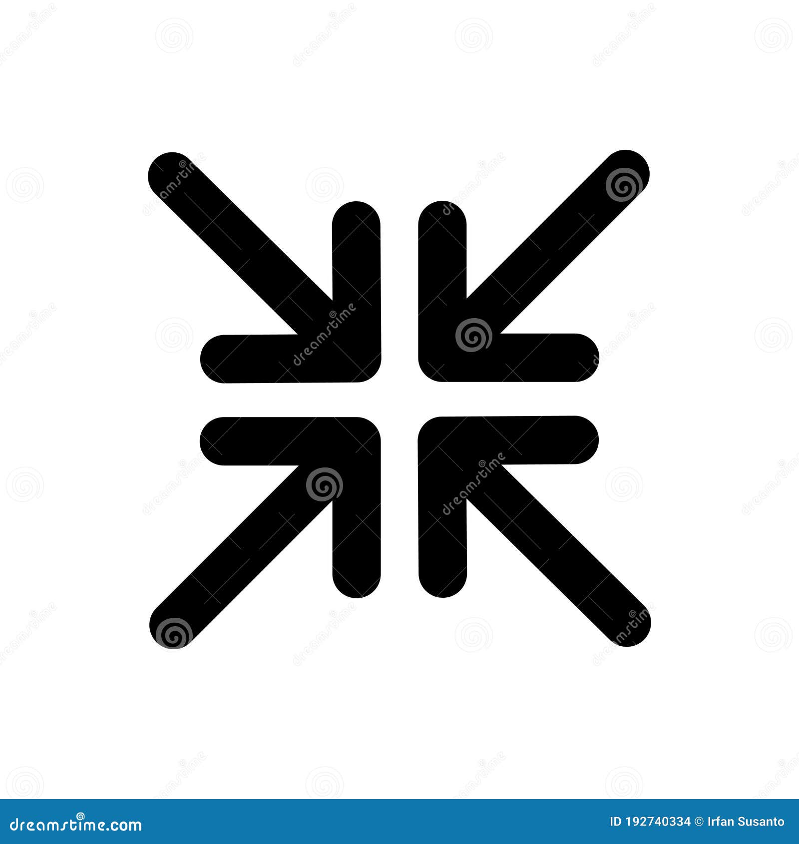 Minimize Icon Vector. Line Resize Symbol Isolated. Trendy Flat Outline ...