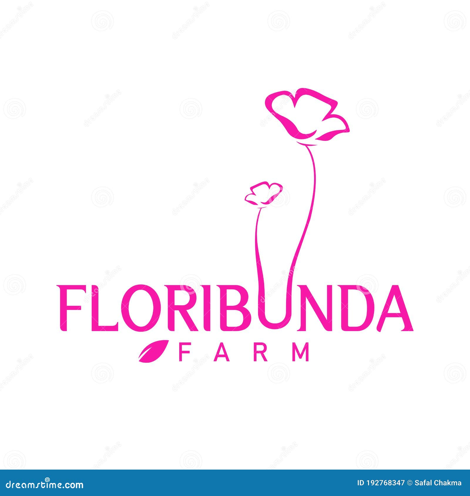 Branding Famine Color Logo Design Stock Vector - Illustration of ...