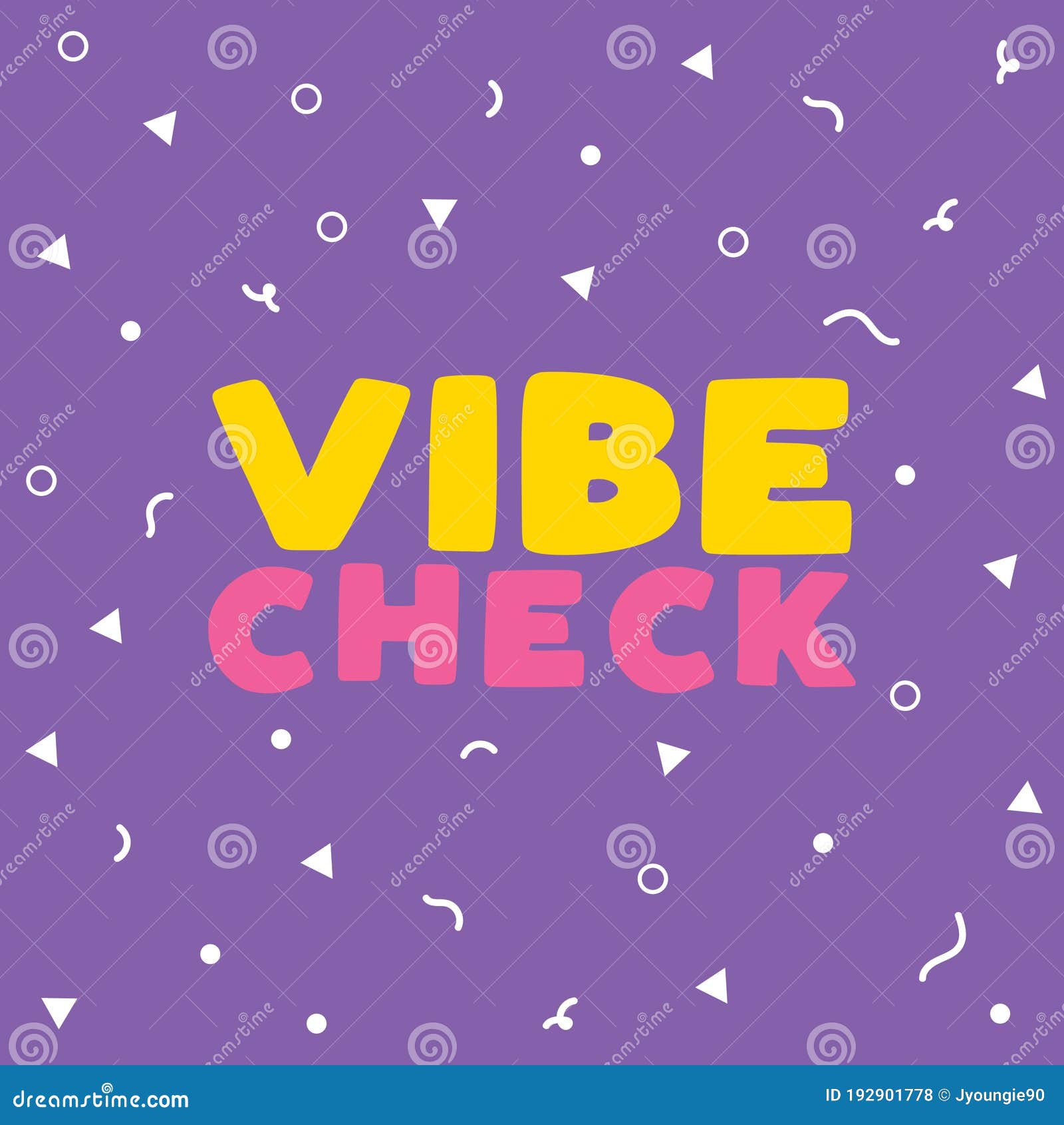 Vibe Check Text, Good Vibes, Vector Illustration Background Stock ...