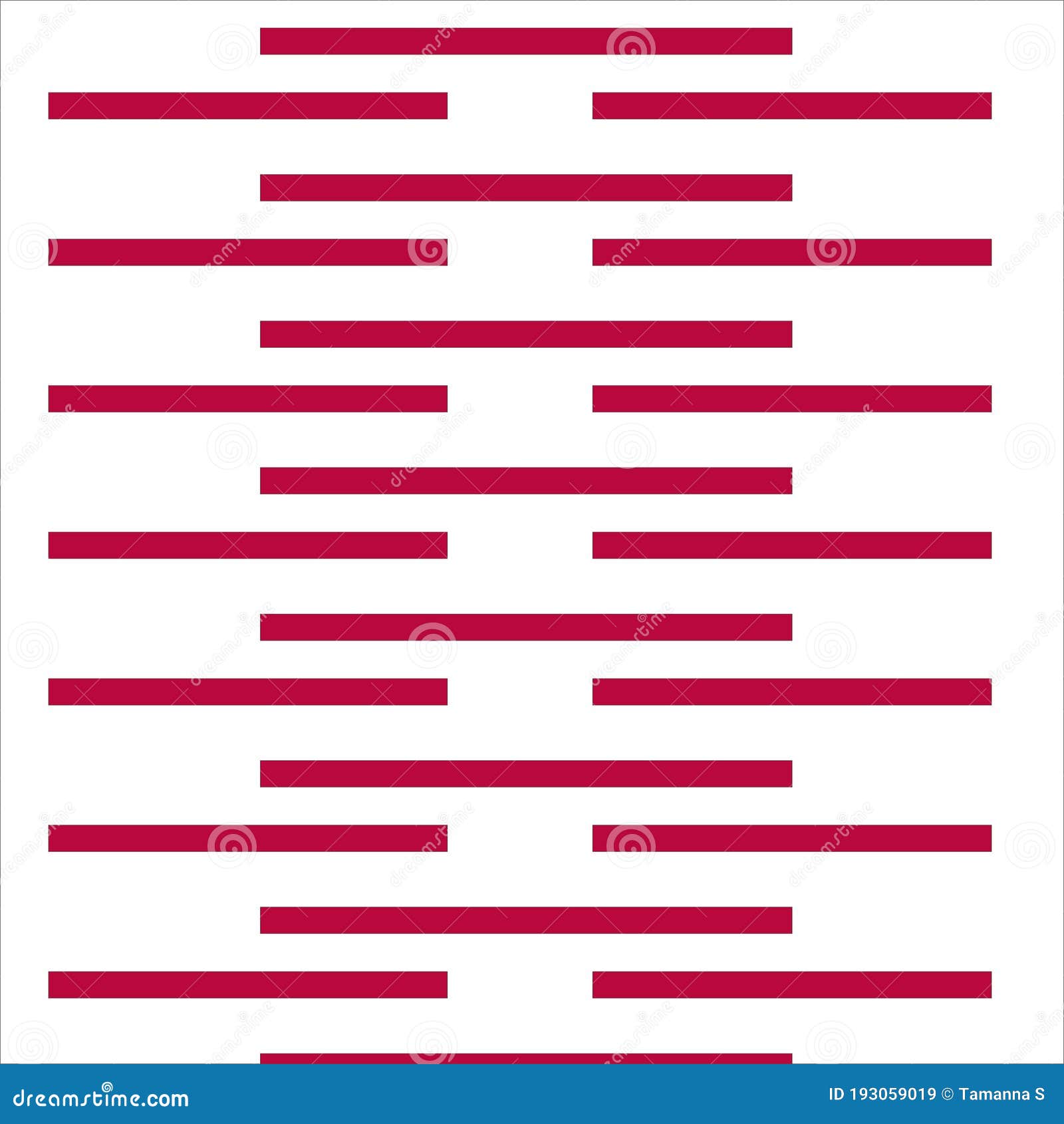 Red Strips Pattern on White Background. Stock Illustration ...