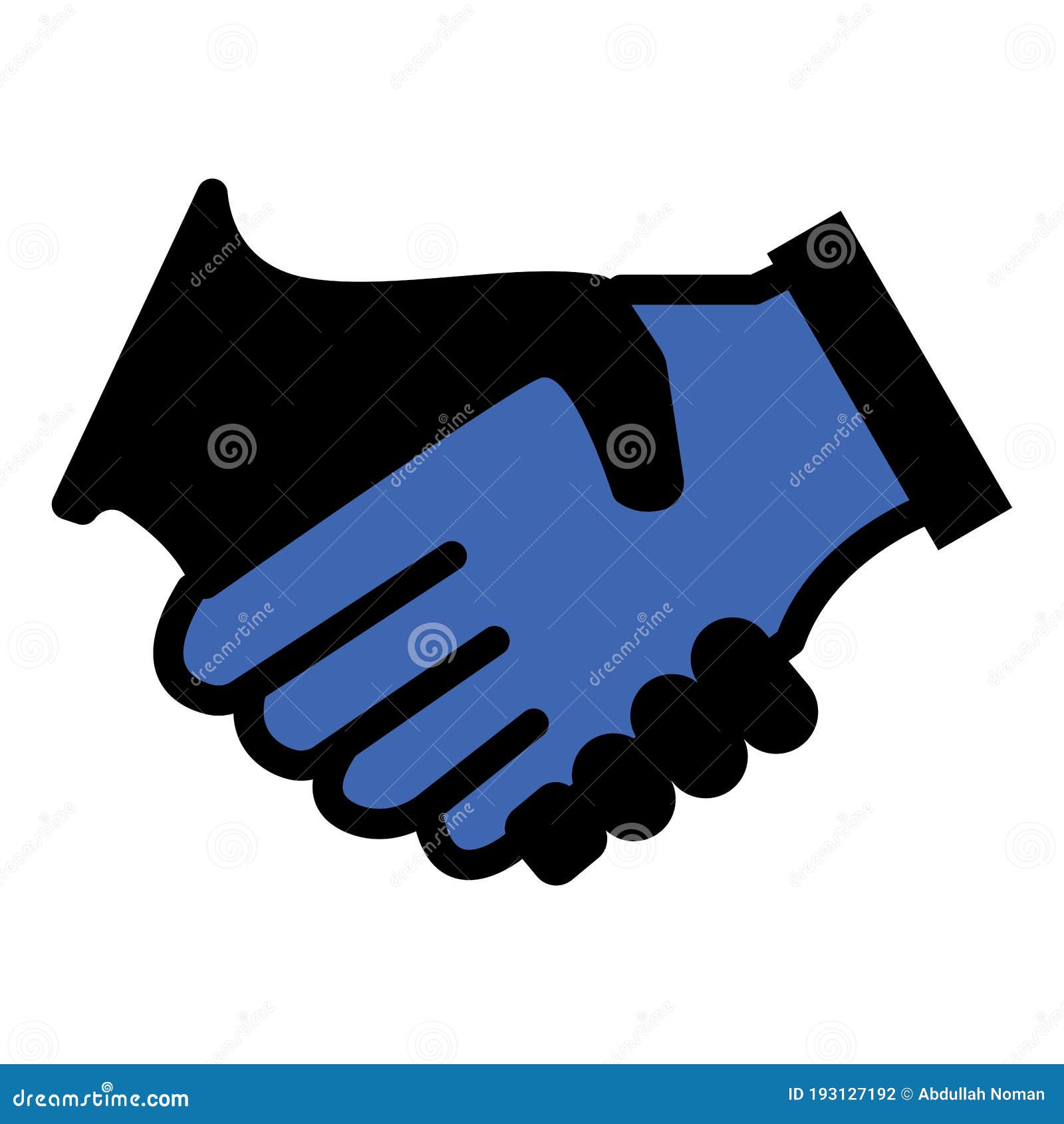 Handshake Vector Illustration Stock Vector - Illustration of vector ...