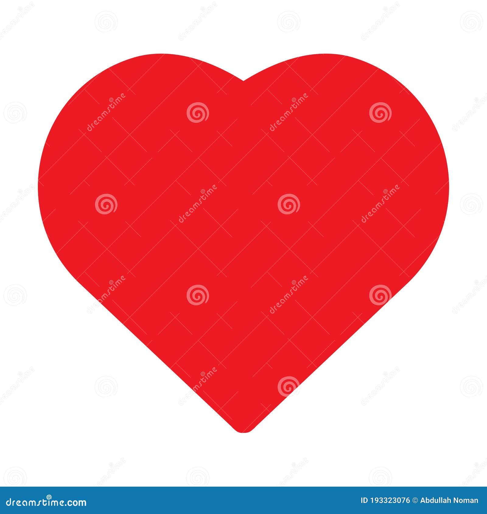 Red love isolated on white stock vector. Illustration of icon - 193323076