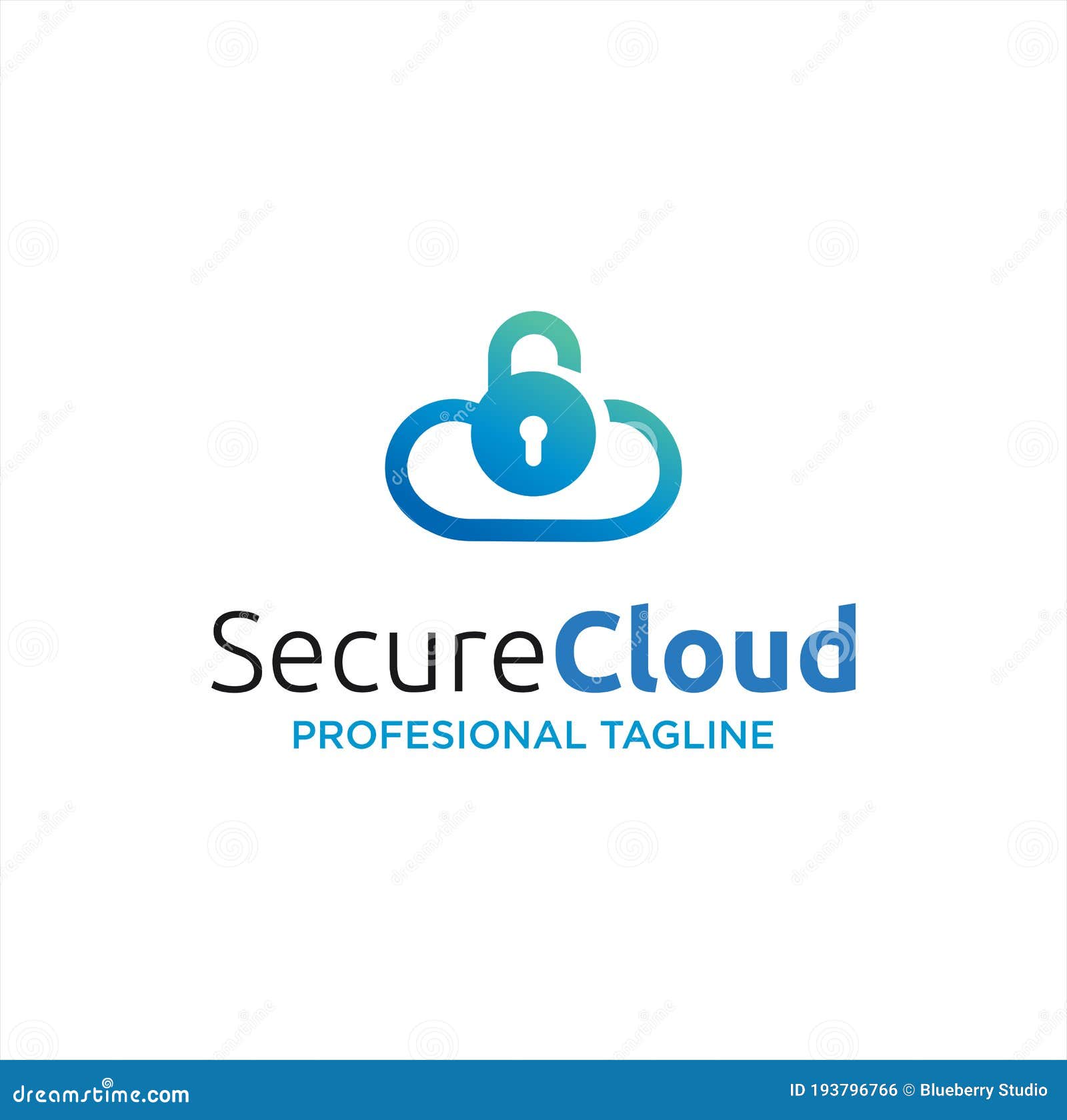 Cloud Lock Logo Icon Design Template. Cloud Security Logo Icon Design ...