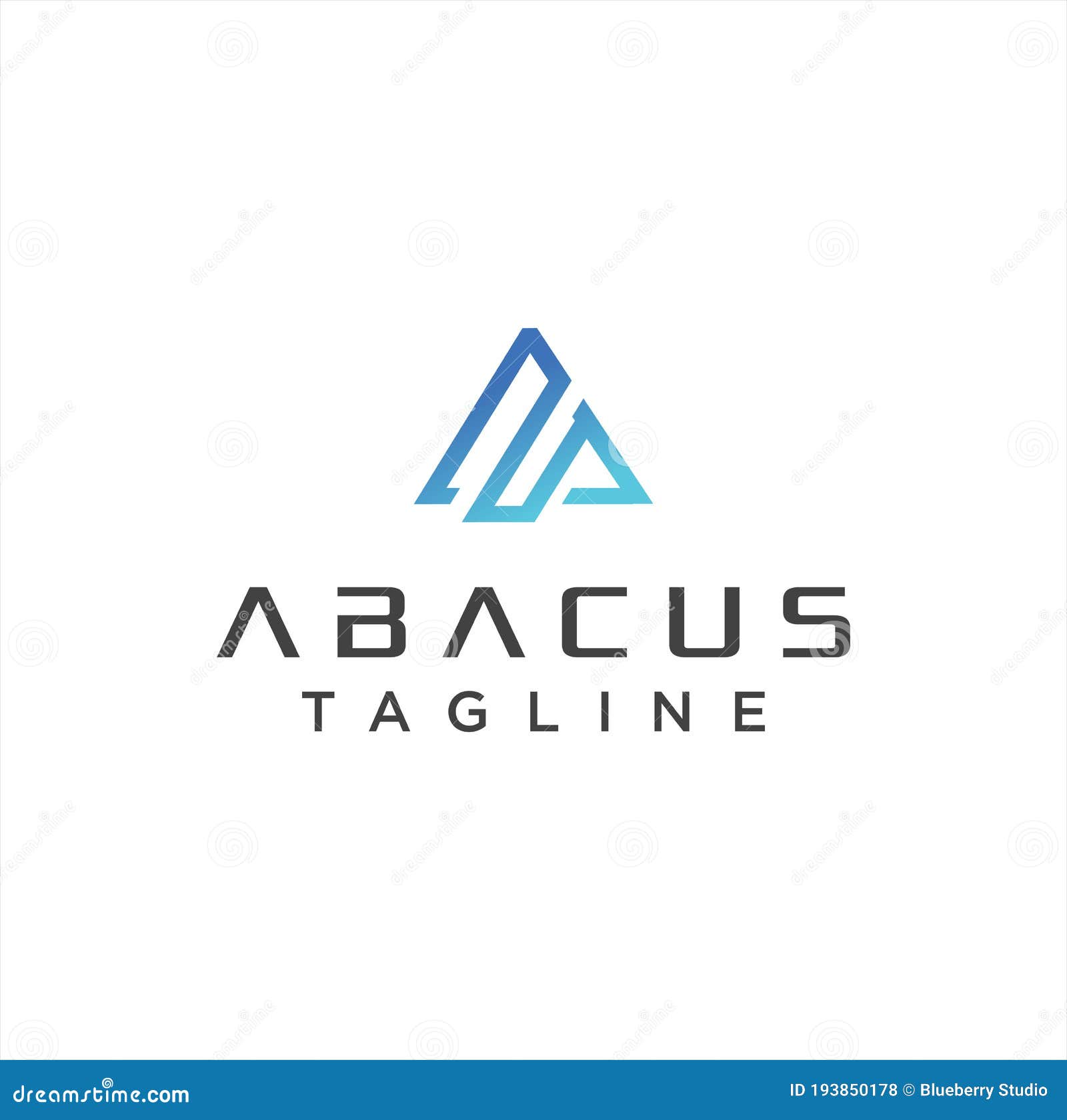 Letter a Tech Logo Abstract Design Vector Template Linear Style ...