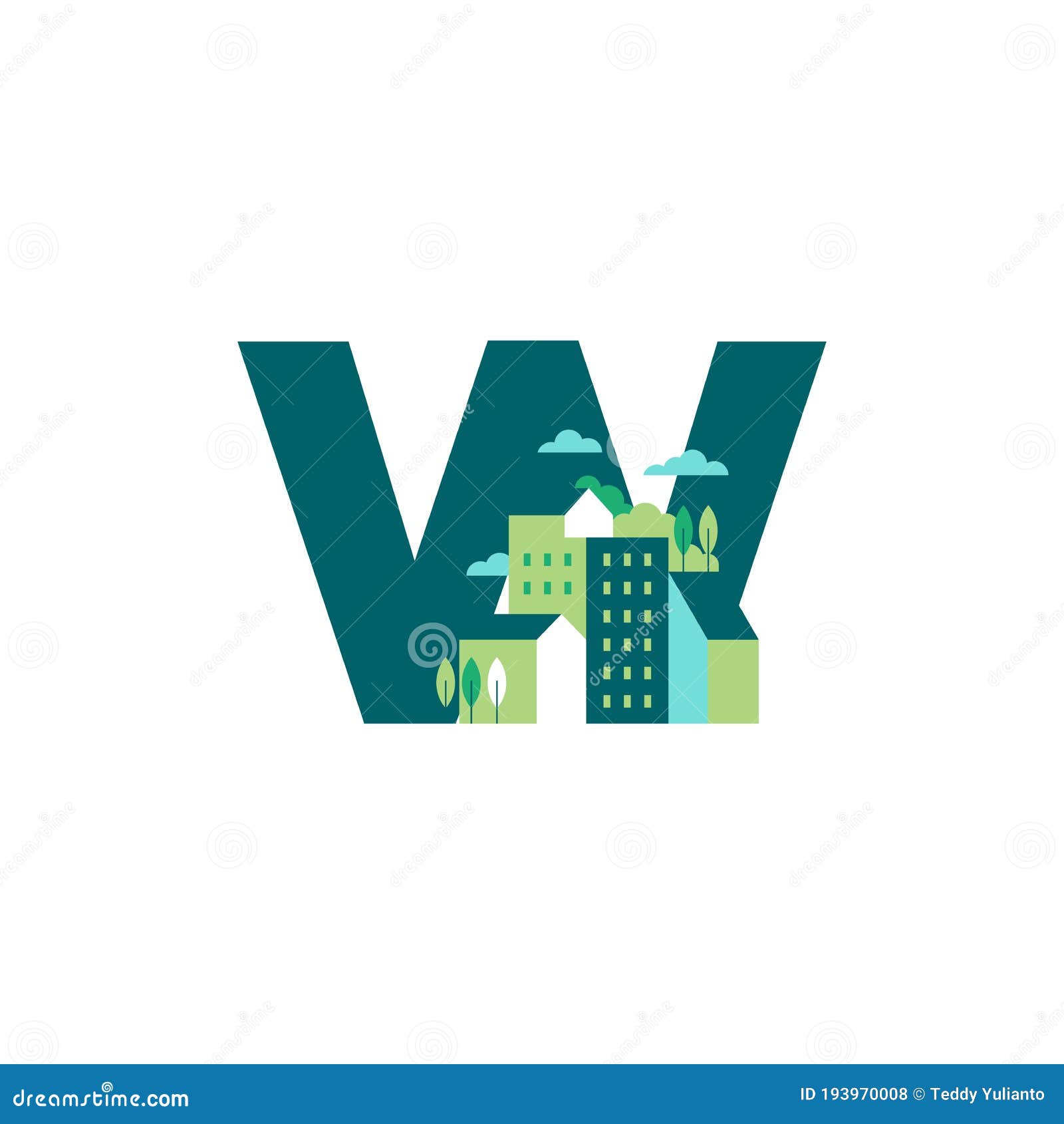 Modern Initial W Building Logo Stock Vector - Illustration of energy ...