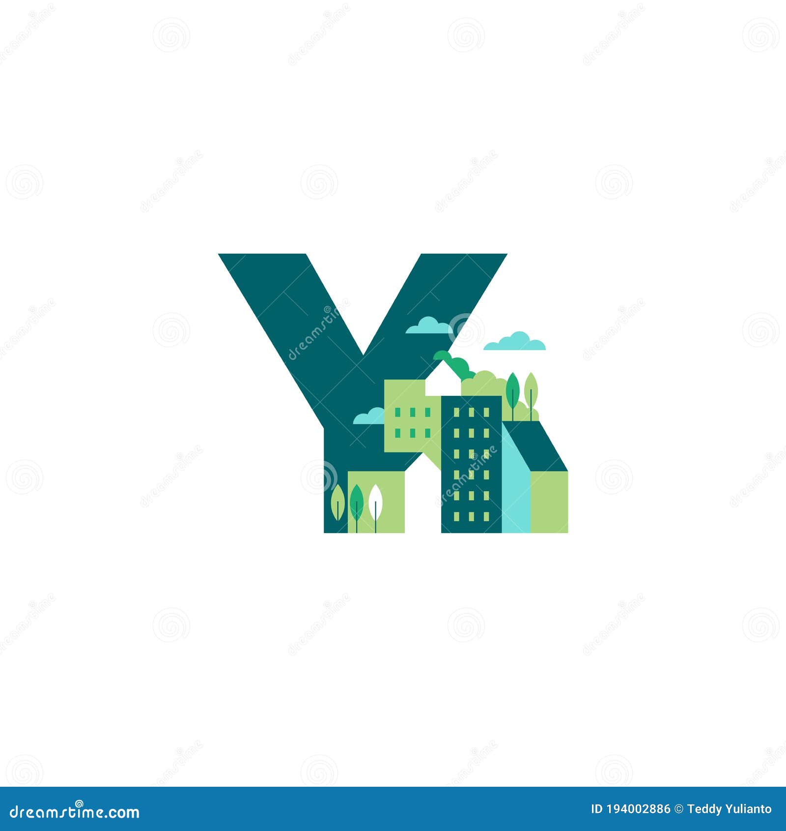 Modern Initial Y Building Logo Stock Vector - Illustration of design ...