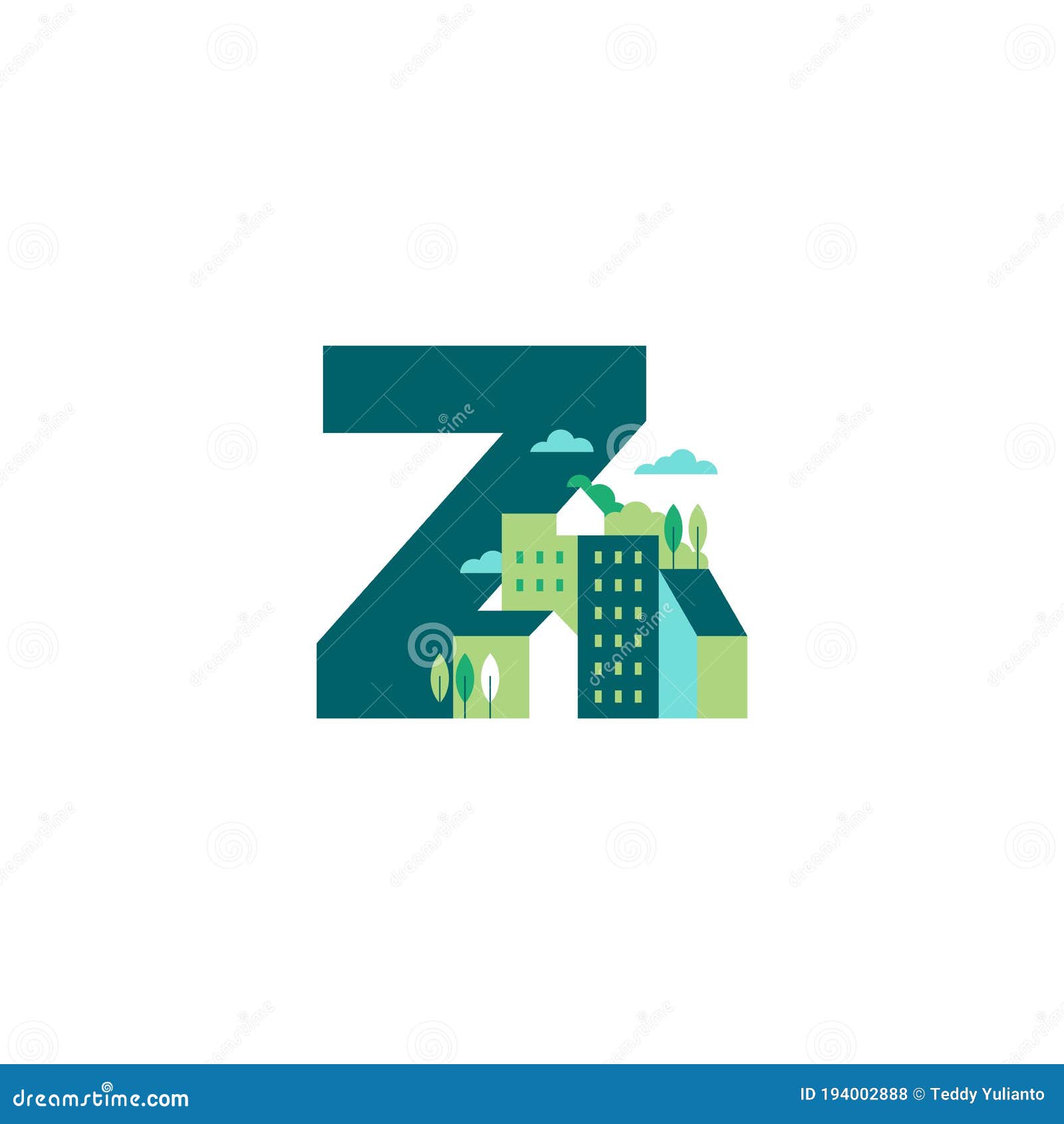 Modern Initial Z Building Logo Stock Vector - Illustration of alphabet ...