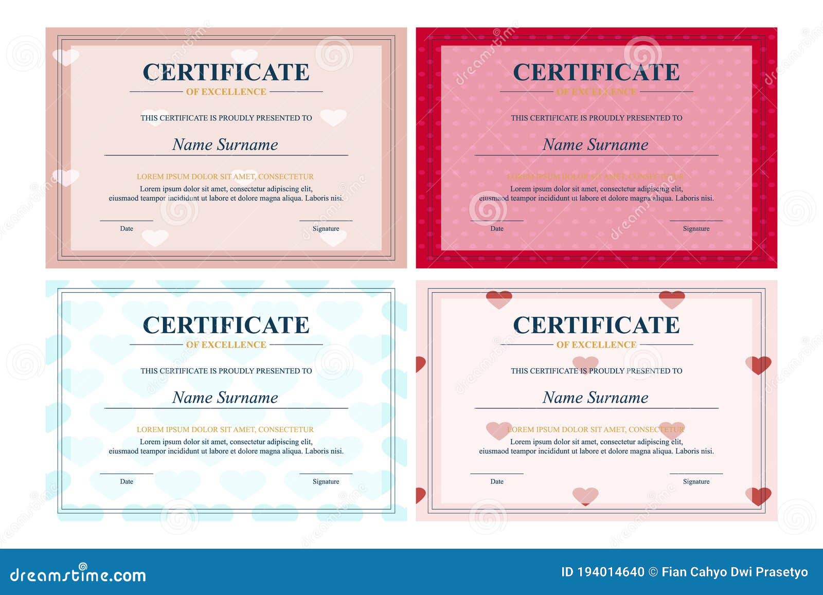 Business Card Template with Color Concept Modern Geometric Card Stock ...