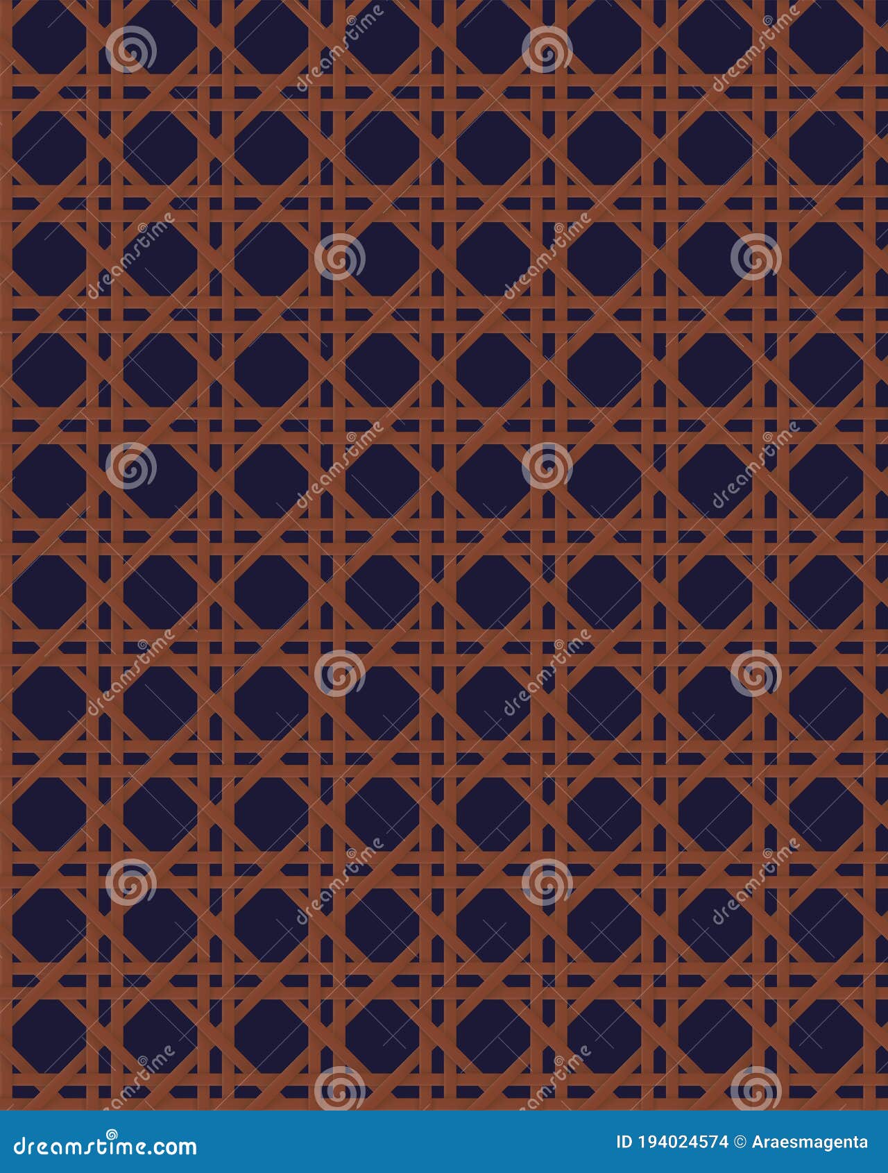 Dark Natural Cane Webbing Seamless Illustration Stock Vector ...