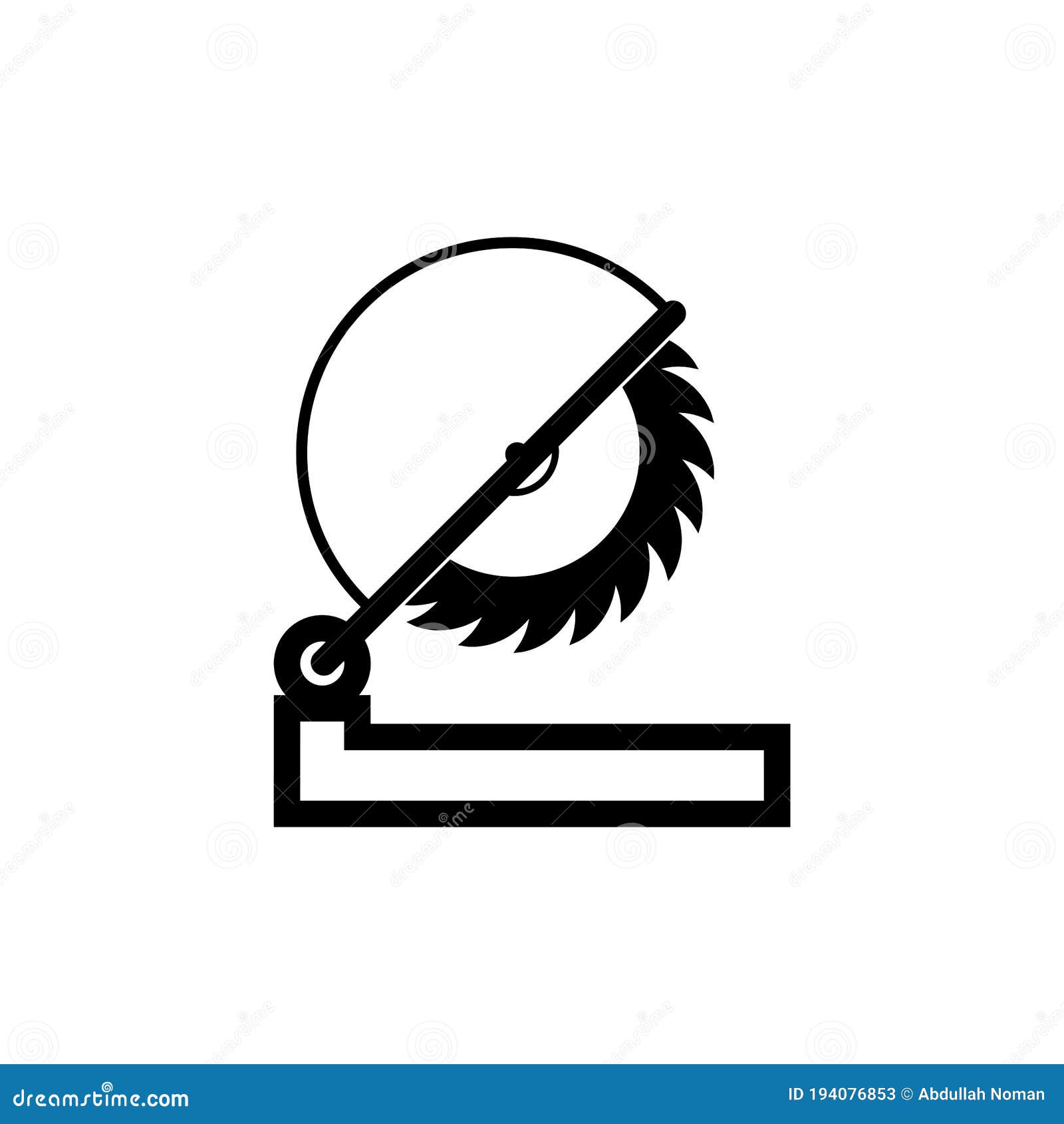 Milling cutter icon design stock vector. Illustration of round - 194076853