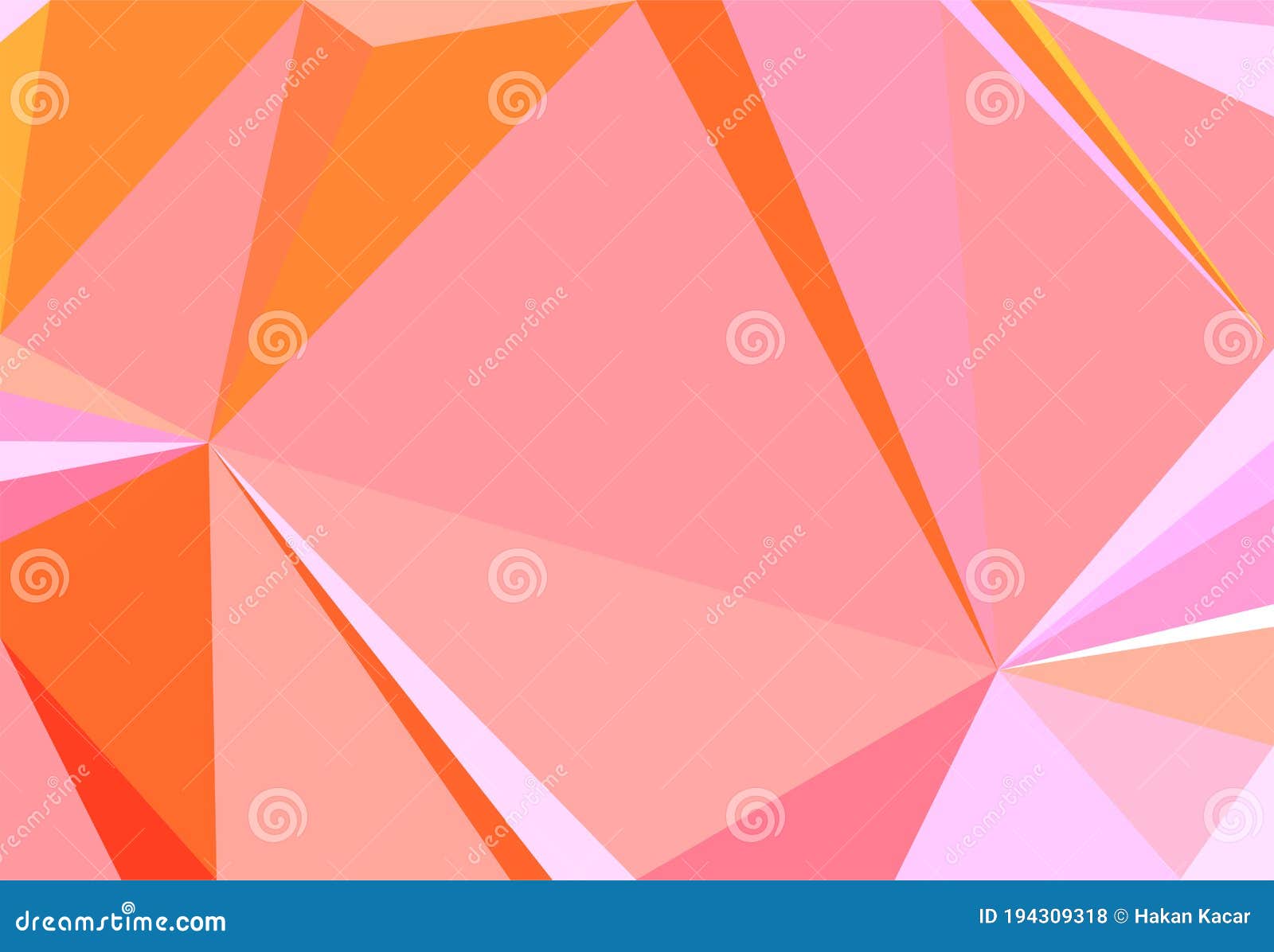 Abstract 2D Geometric Colorful Background. Stock Vector - Illustration ...