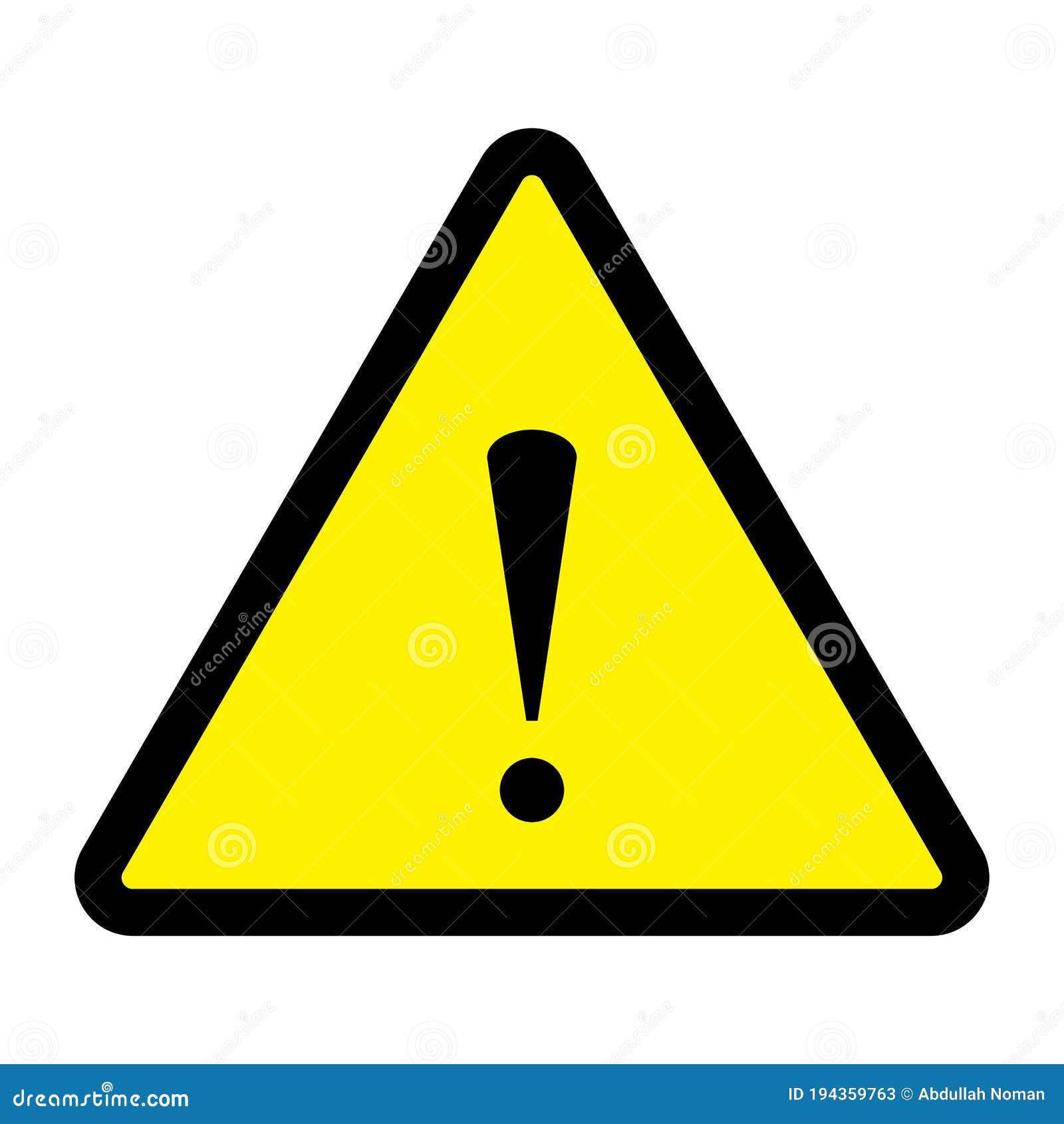 Exclamation Danger Sign Vector Stock Vector - Illustration of attention ...