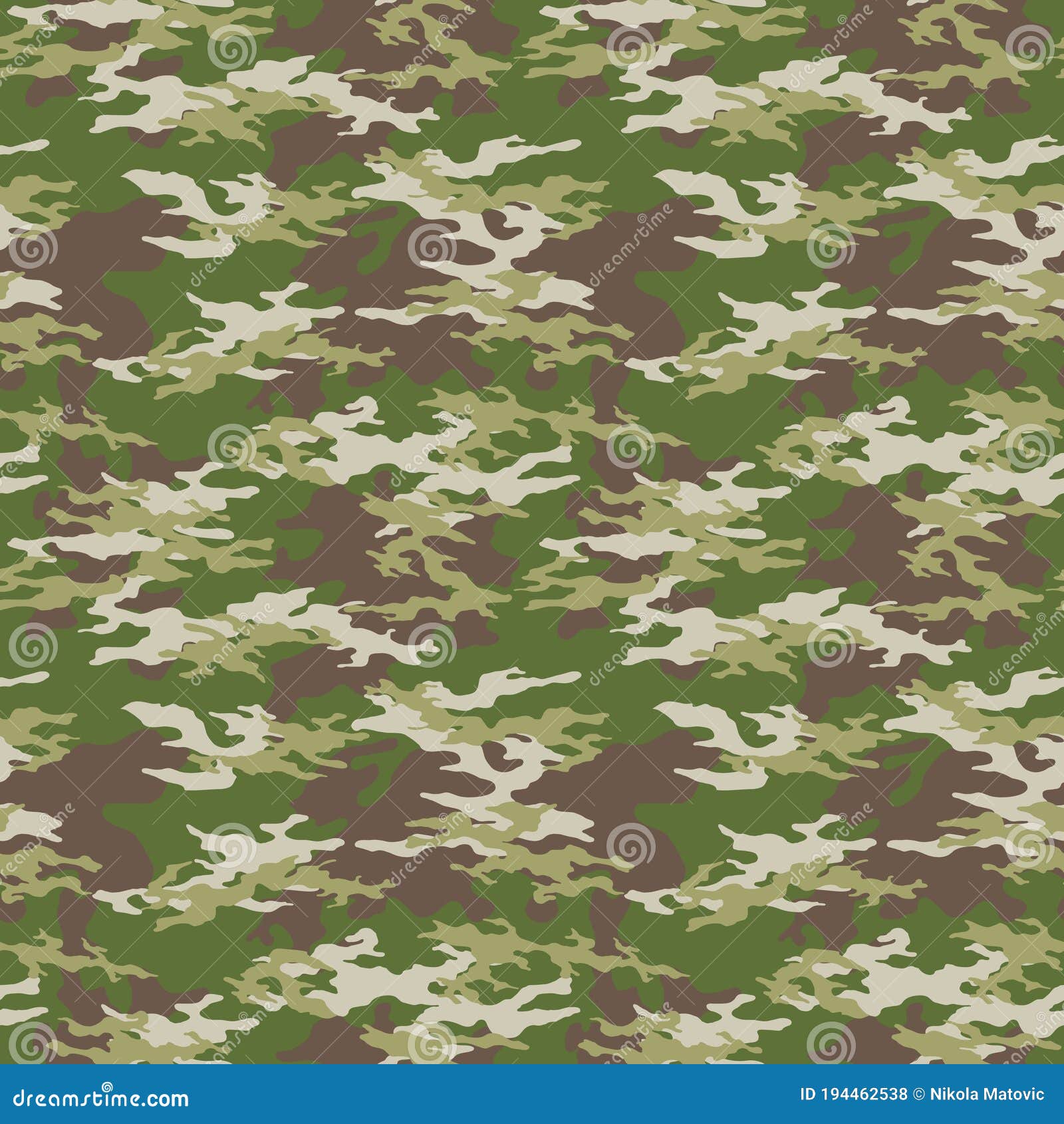 Military print, seamless stock illustration. Illustration of invisible ...