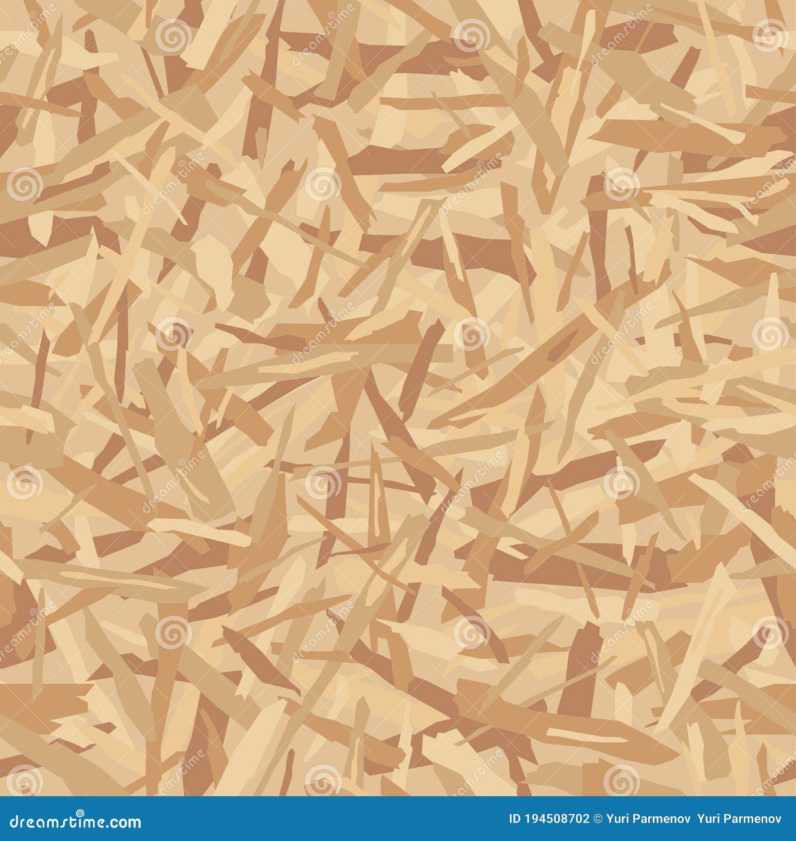 Sheet of Plywood with Fragments of Compressed Sawdust. Glued Sliver ...