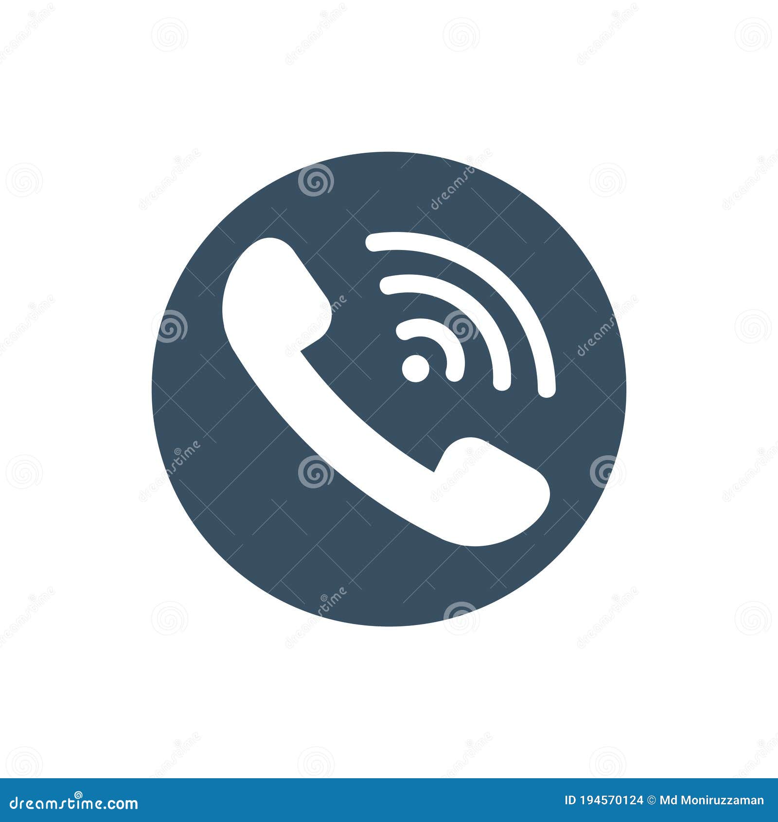 Contact Phone Icon Vector Illustration Stock Vector - Illustration of ...