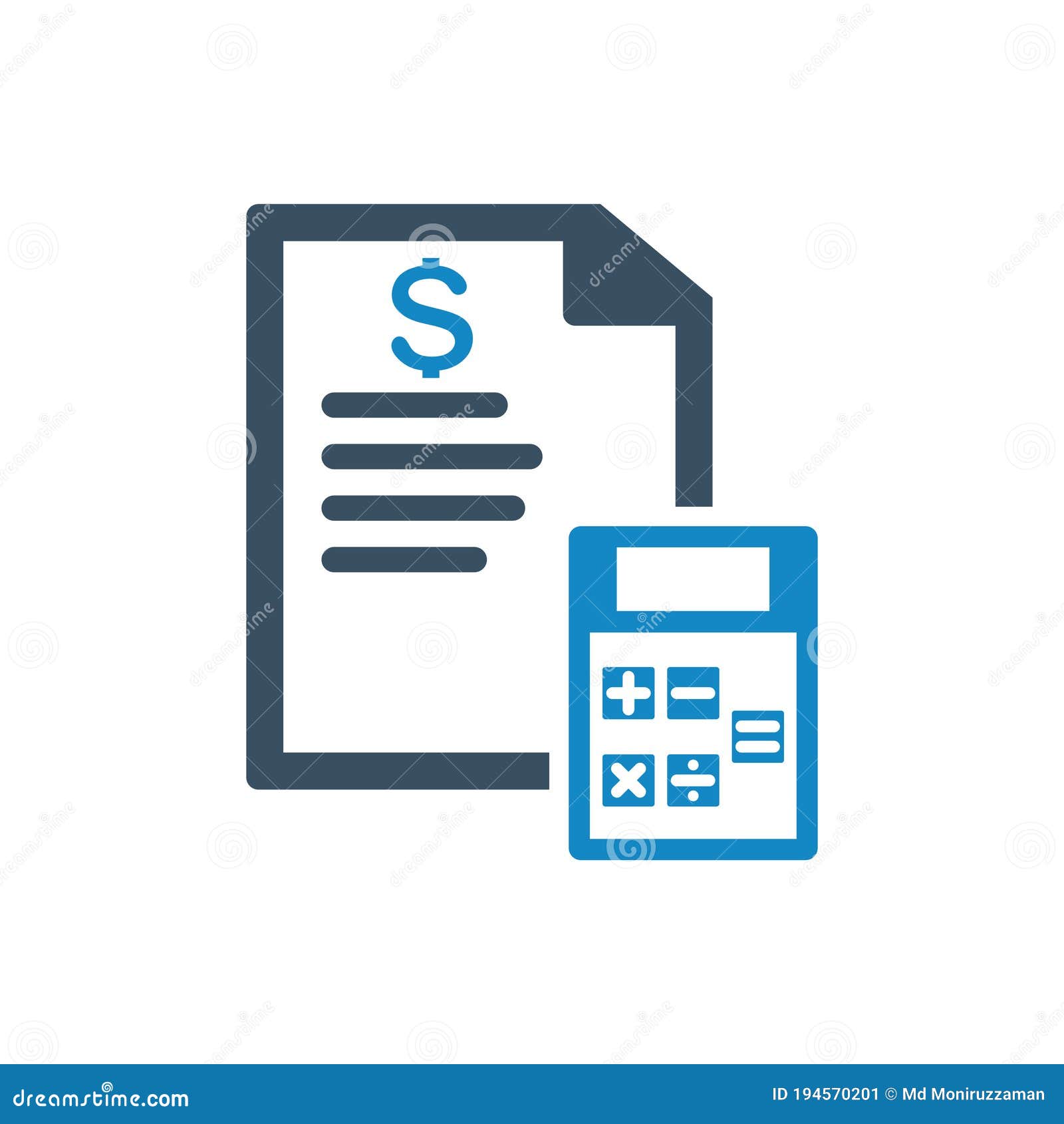 Revenues Budget Financial Planning Investment Icon Vector Illustration ...