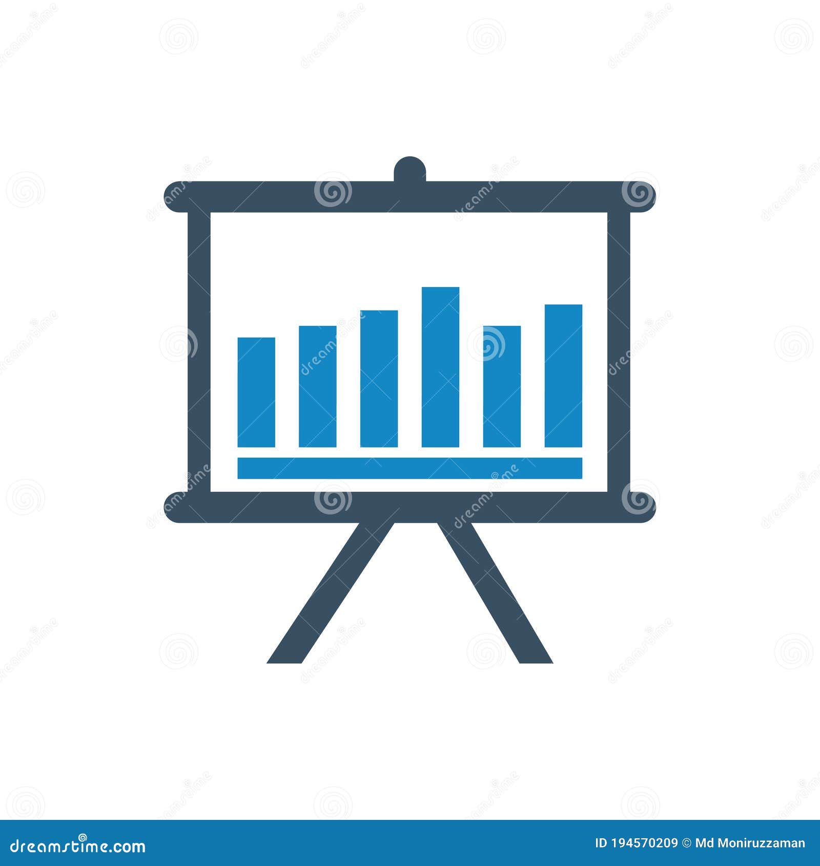 Report Analytics Business Growth Chart Graph Icon Vector Illustration ...