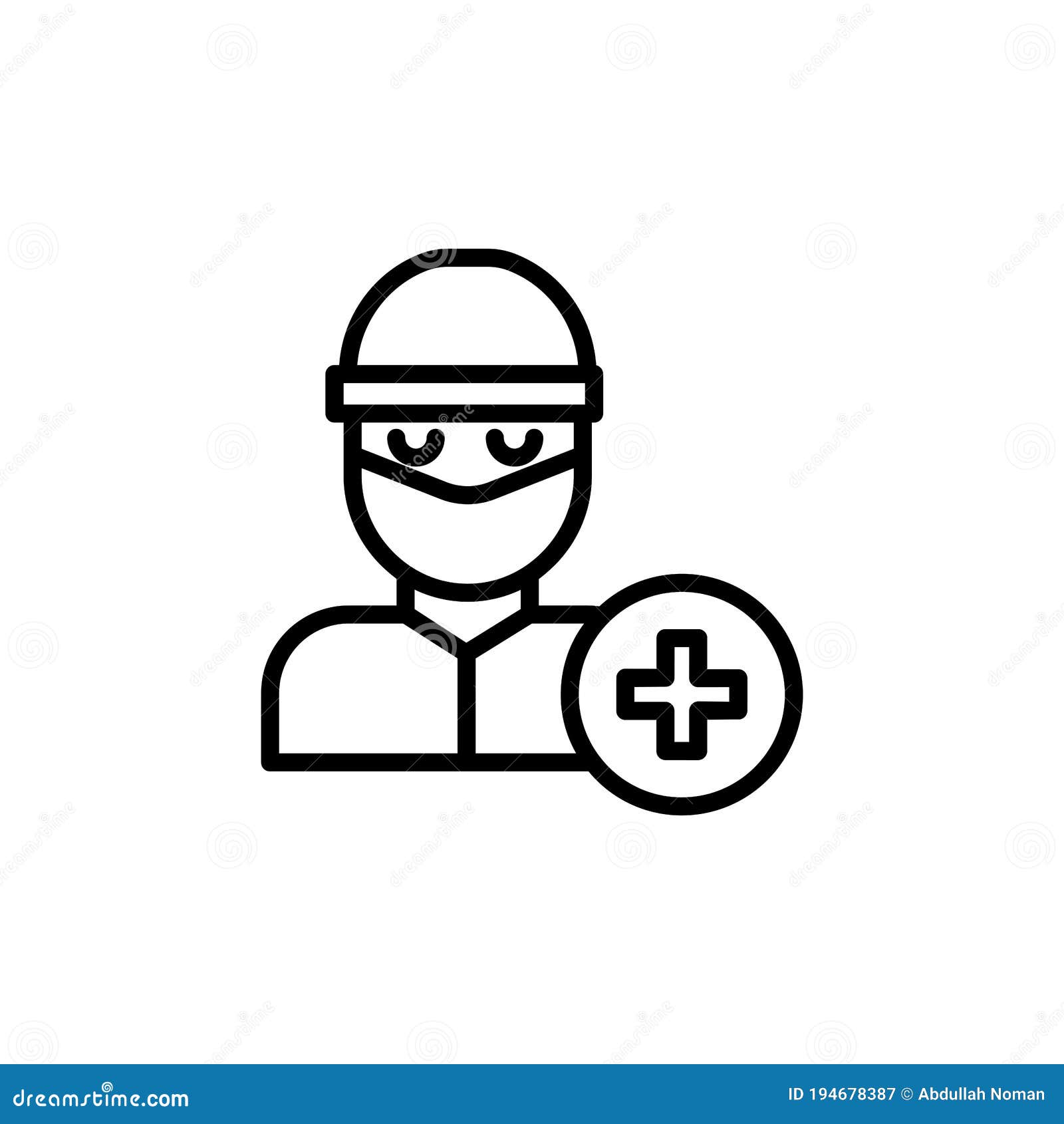 Protection Mask Icon Design Black Stock Vector - Illustration of doctor ...
