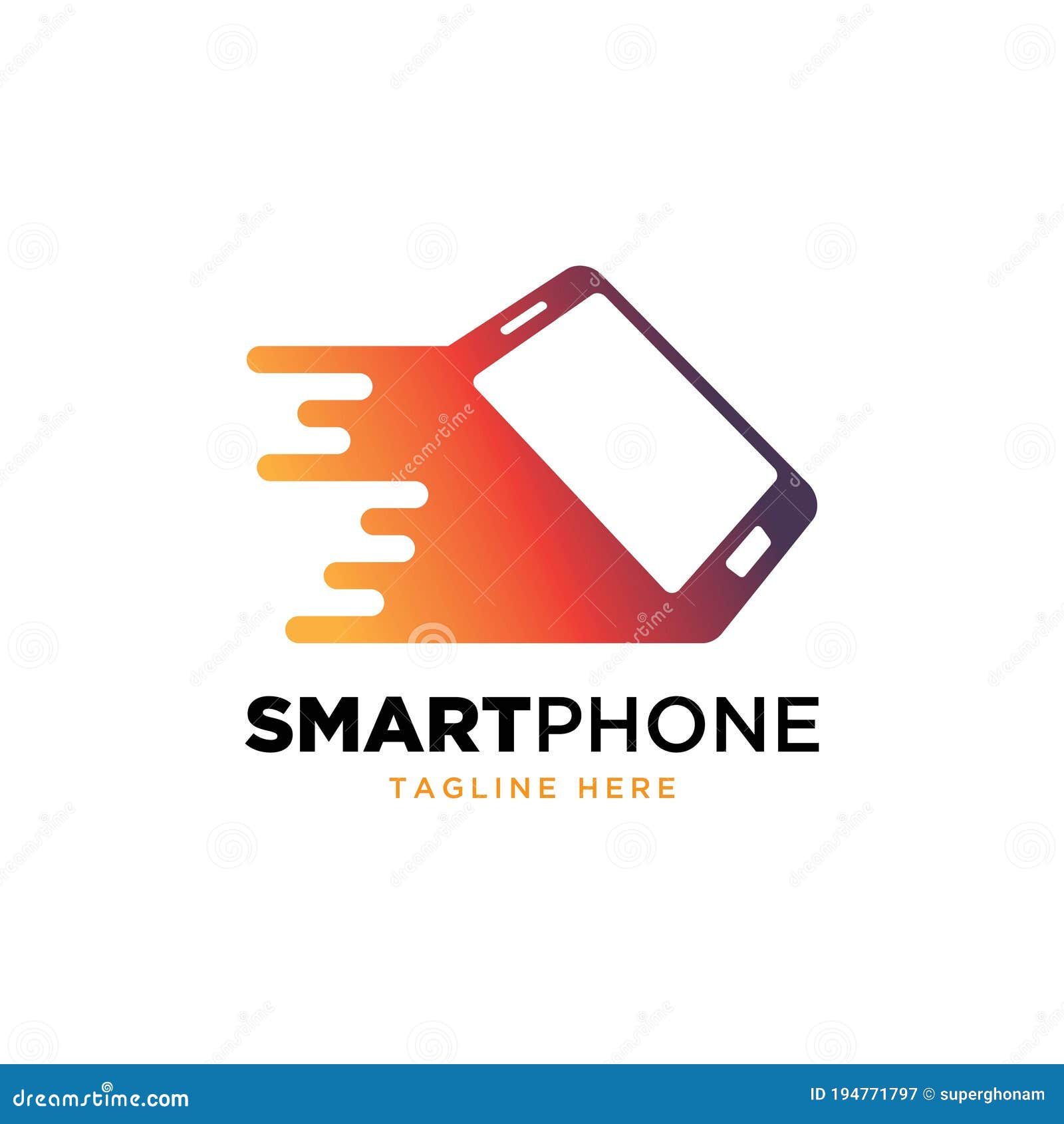 Smartphone Logo Design Vector Template.Phone Technology Symbol Stock ...