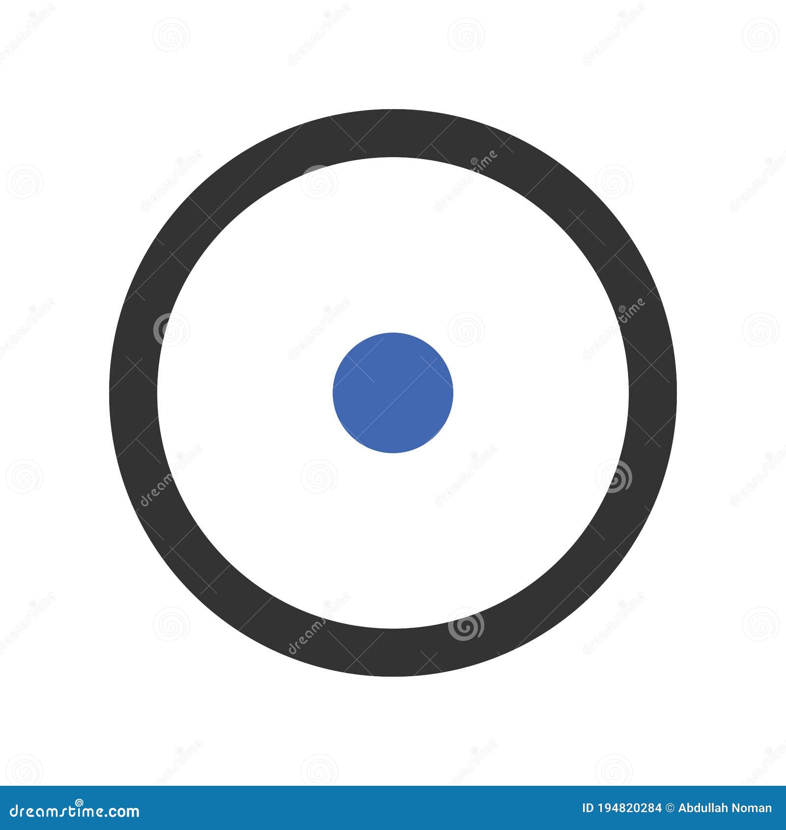 Full stop point icon stock vector. Illustration of design - 194820284