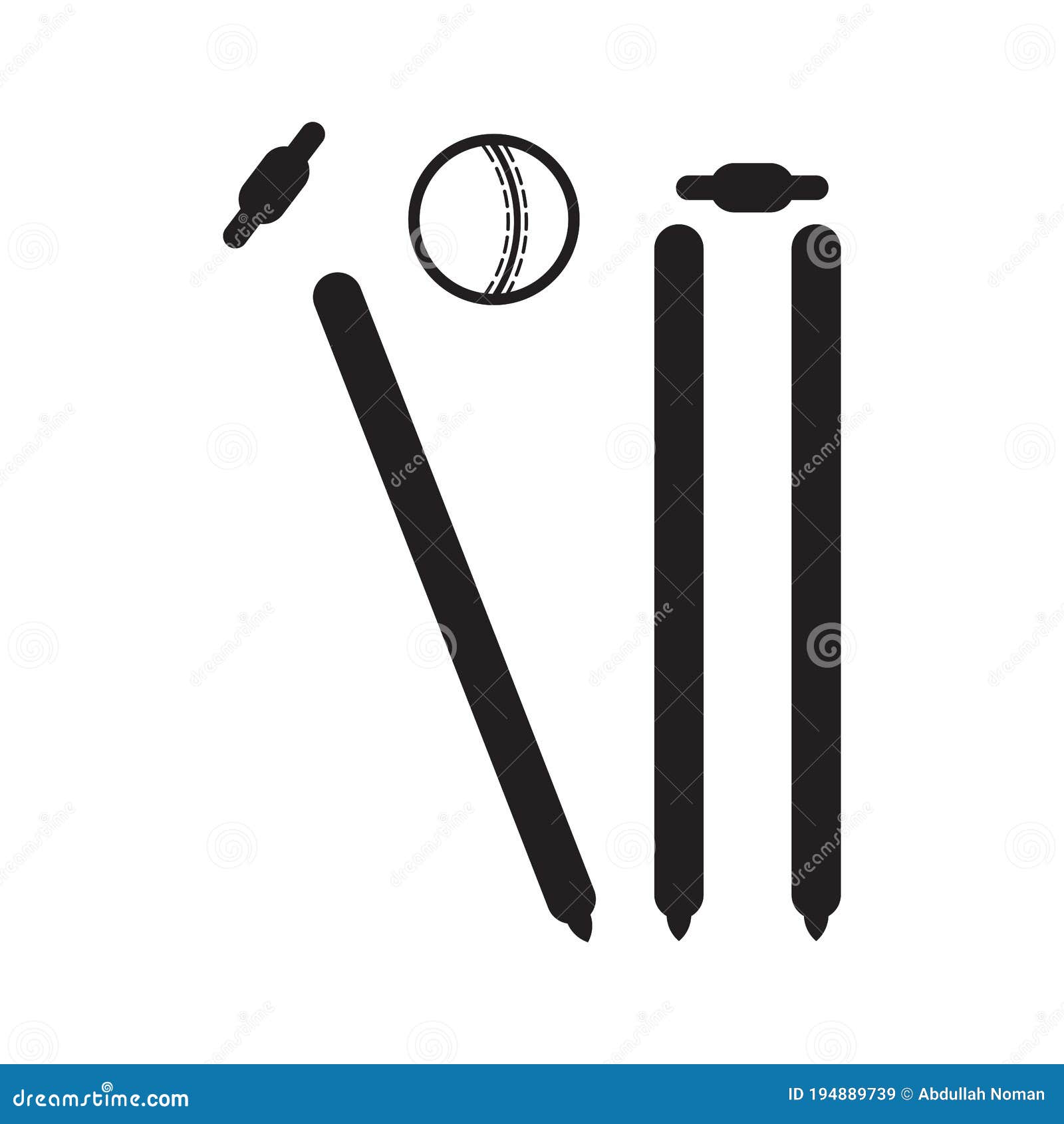 Cricket Stamping Icon Design Stock Vector - Illustration of foot ...