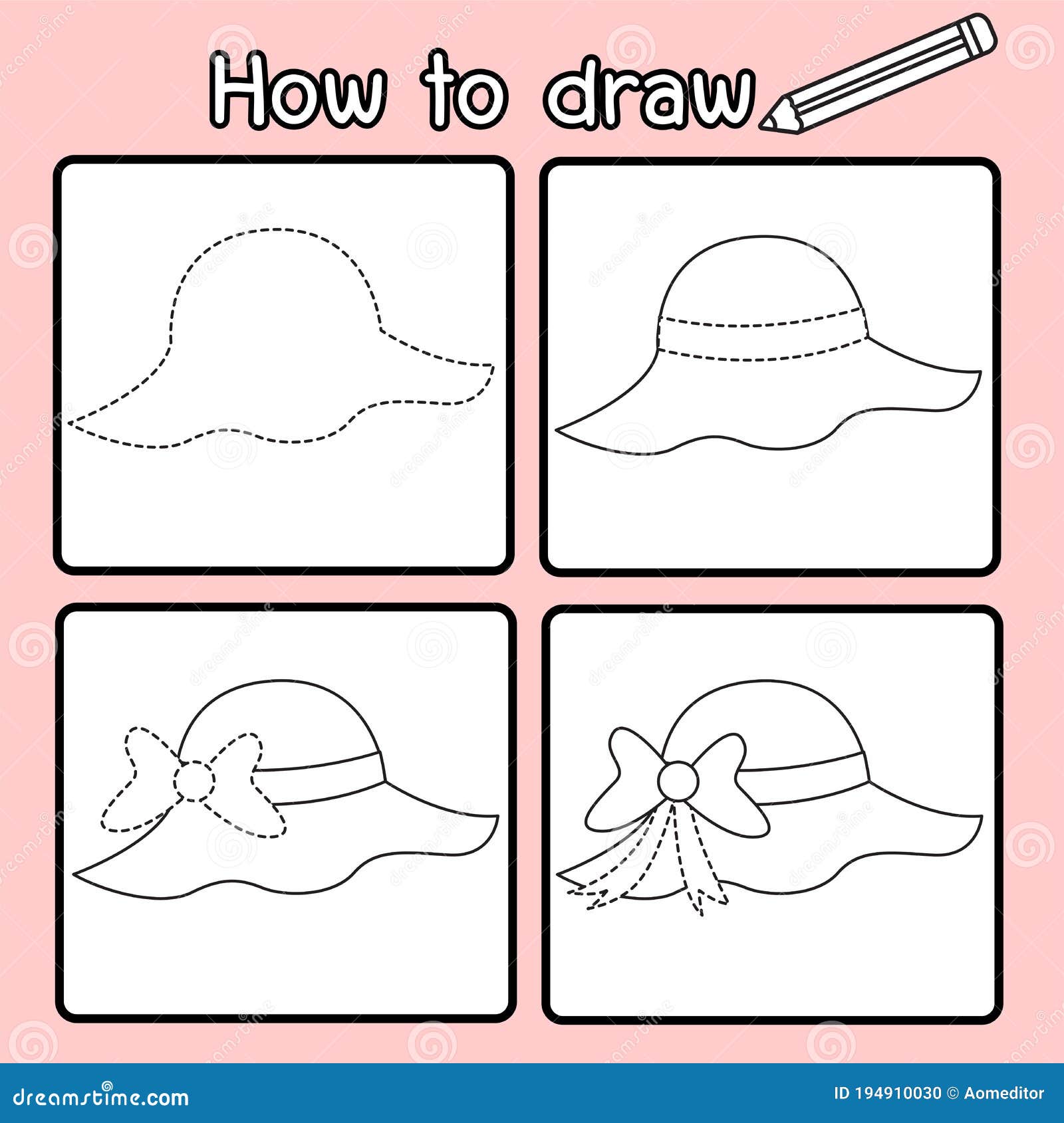 Illustrator of How To Draw Six Editorial Image - Illustration of ...