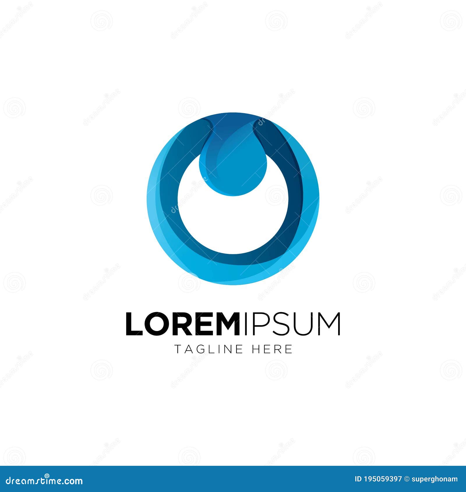 Creative Letter O Logo. Abstract Initial O Icon Design Template Stock ...