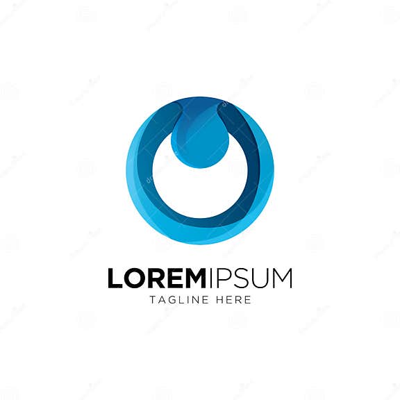 Creative Letter O Logo. Abstract Initial O Icon Design Template Stock ...