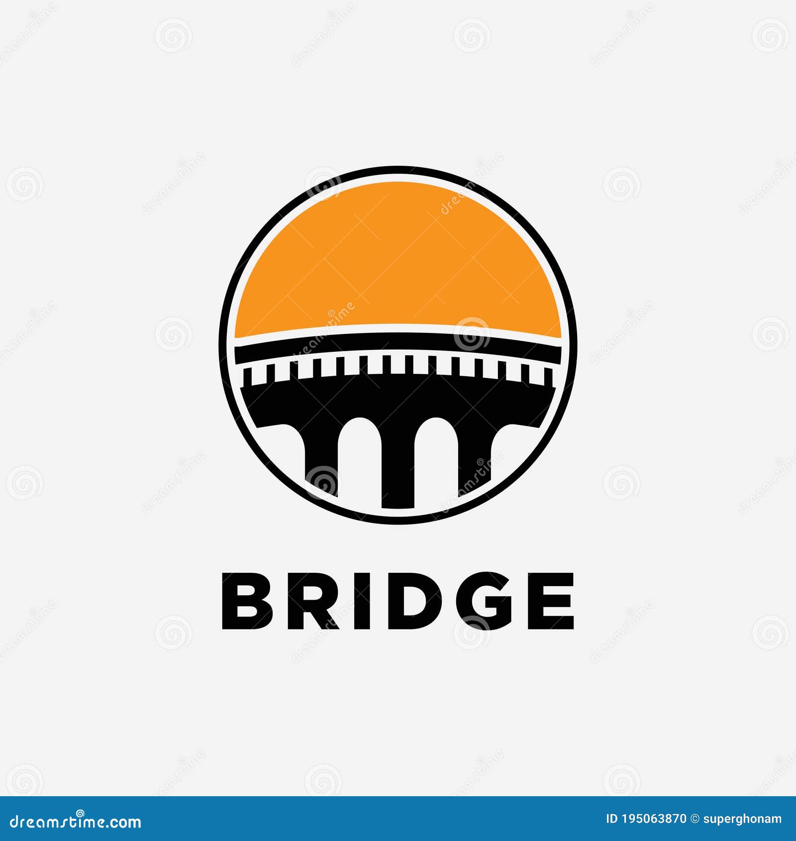 Bridge Symbol Logo Design Inspiration-Vector Stock Vector ...