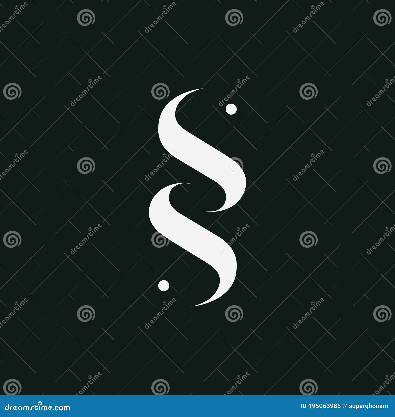 Double S Icon.Letter S S Icon Logo Design Template Stock Vector ...