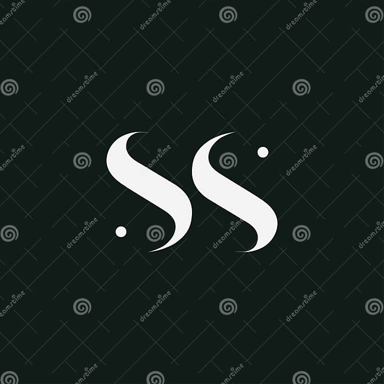 Double S Icon.Letter S S Icon Logo Design Template Stock Vector ...