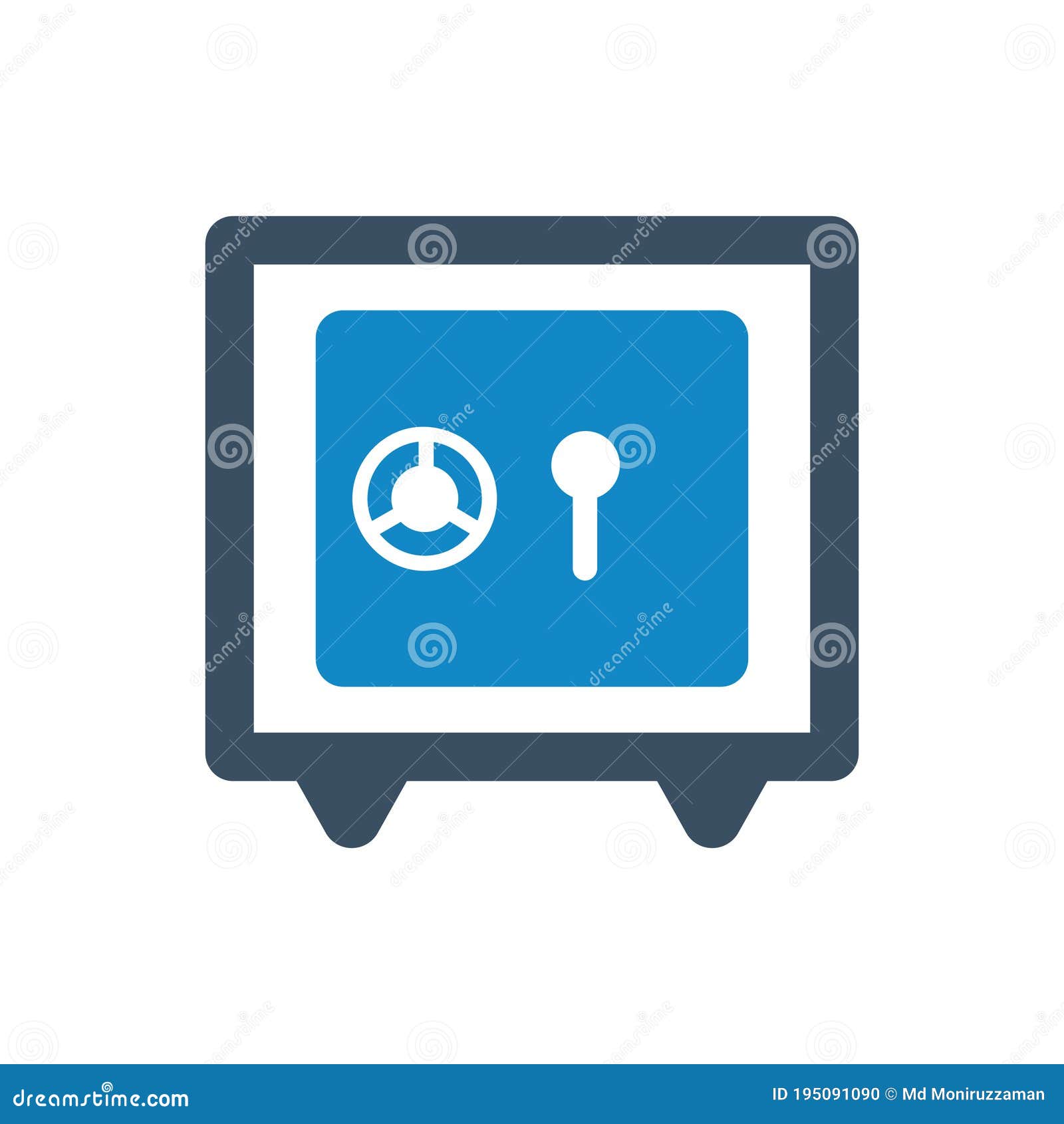 Locker Vaulted,Deposit, Safe, Icon Vector Illustration Stock ...