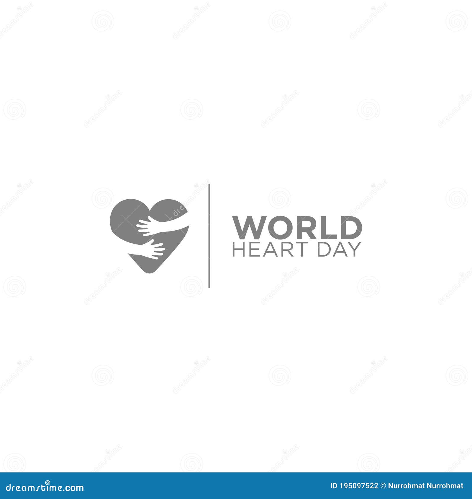 World Heart Day, a Symbol of Hands Hugging Hearts. Stock Vector ...