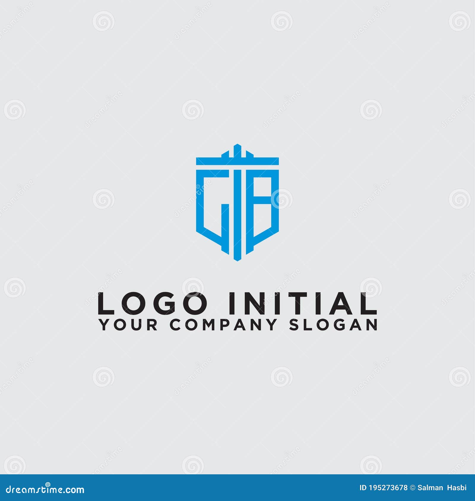 Logo Design Initial Letters of the CB Logo Icon. -Vector Stock Vector ...