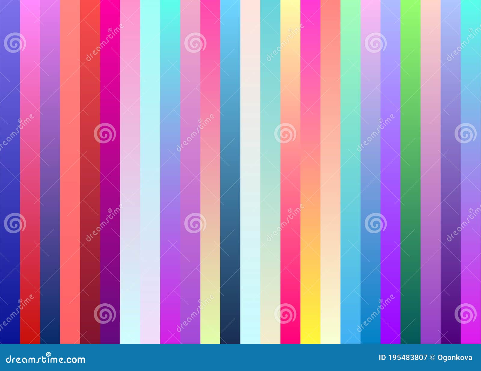Stripe Colorful Pattern. Vertical Rainbow Multi Colored Lines Texture ...