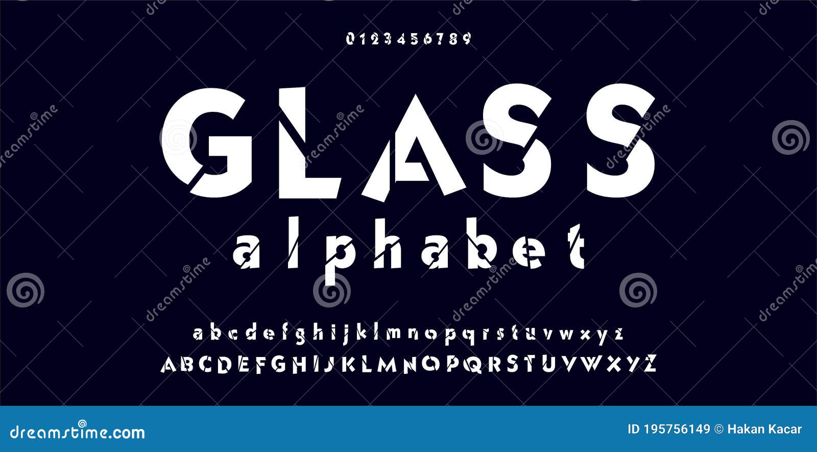 Glass Alphabet. Gloss Vector Alphabet Letters, | CartoonDealer.com ...