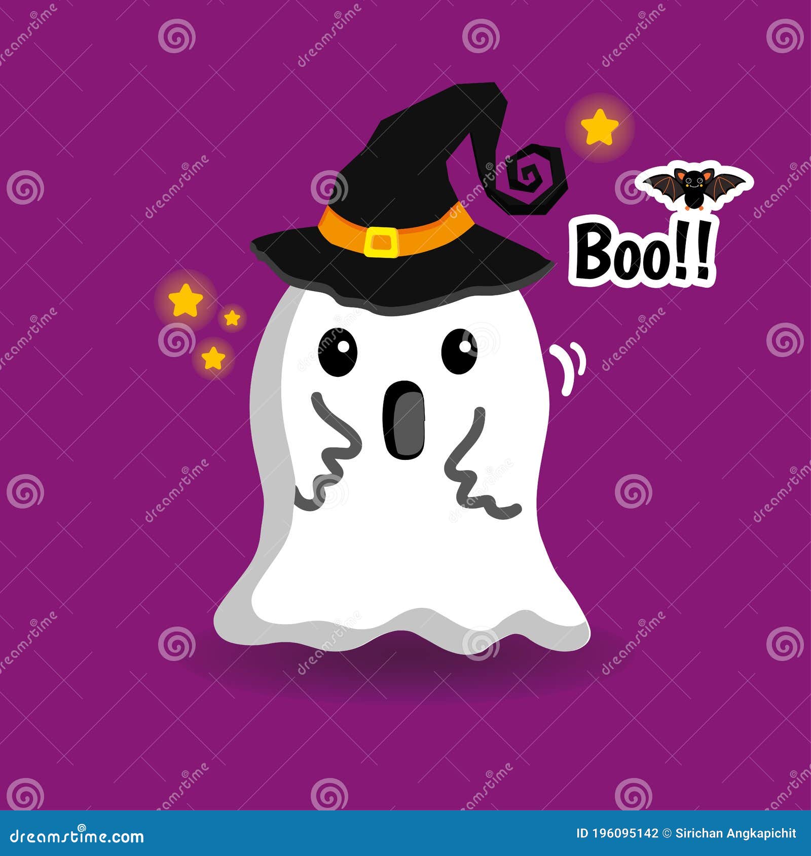 Little Flying Robot Mascot Character. Good Luck And Bad Luck. Joyful ...