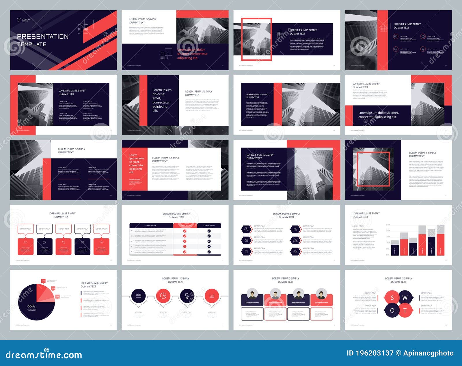Template Presentation Design and Page Layout Design Stock Vector ...