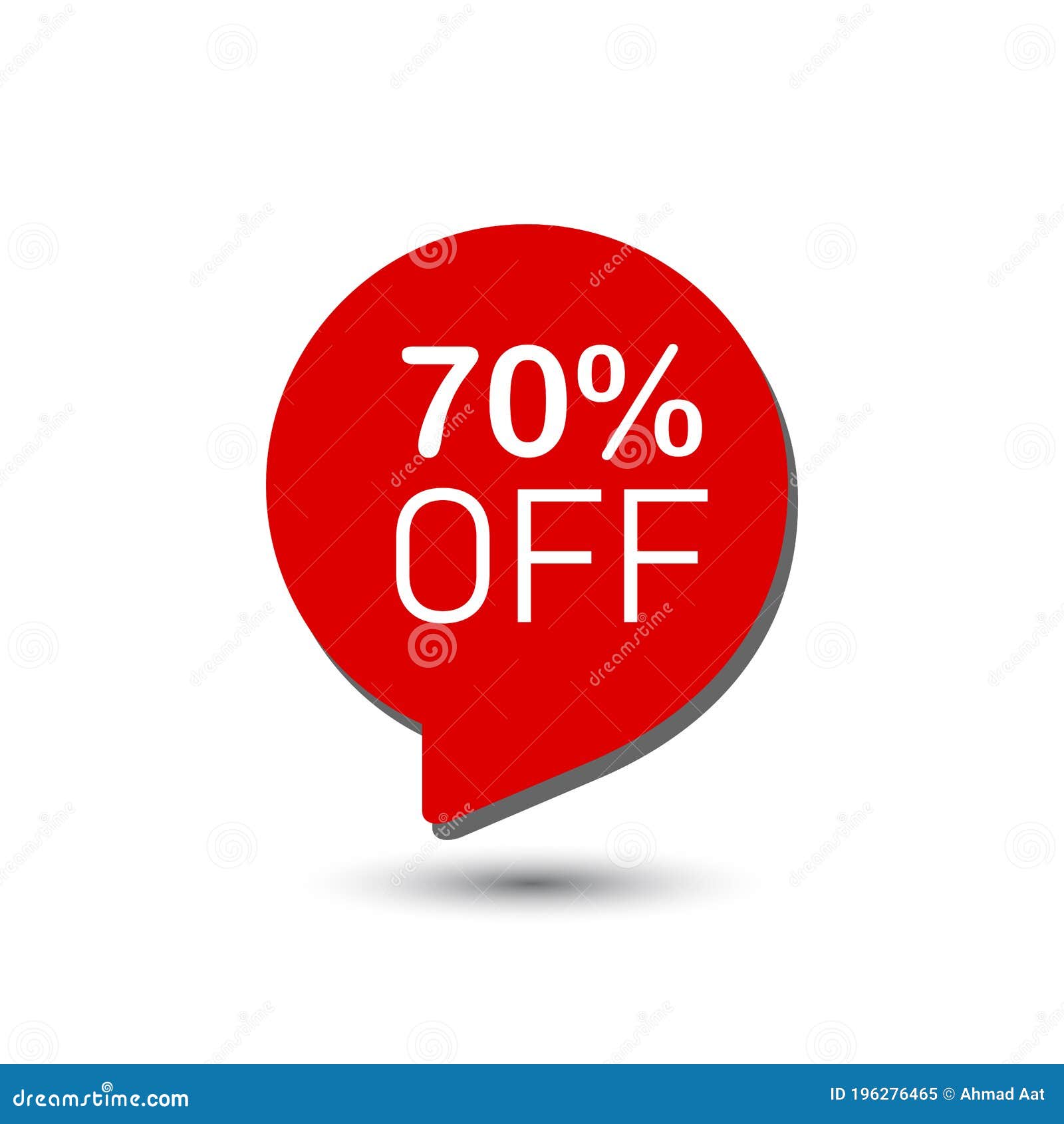 Special Offer Sale Red Tag Isolated Vector Illustration. Stock Vector ...