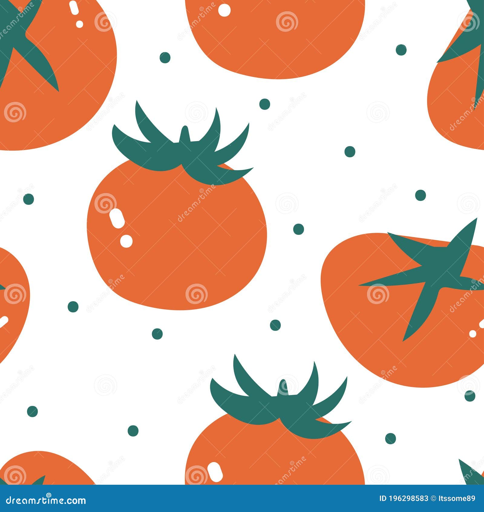 Tomato Wrapping Paper And Wale Design Pattern Pink Background Stock ...