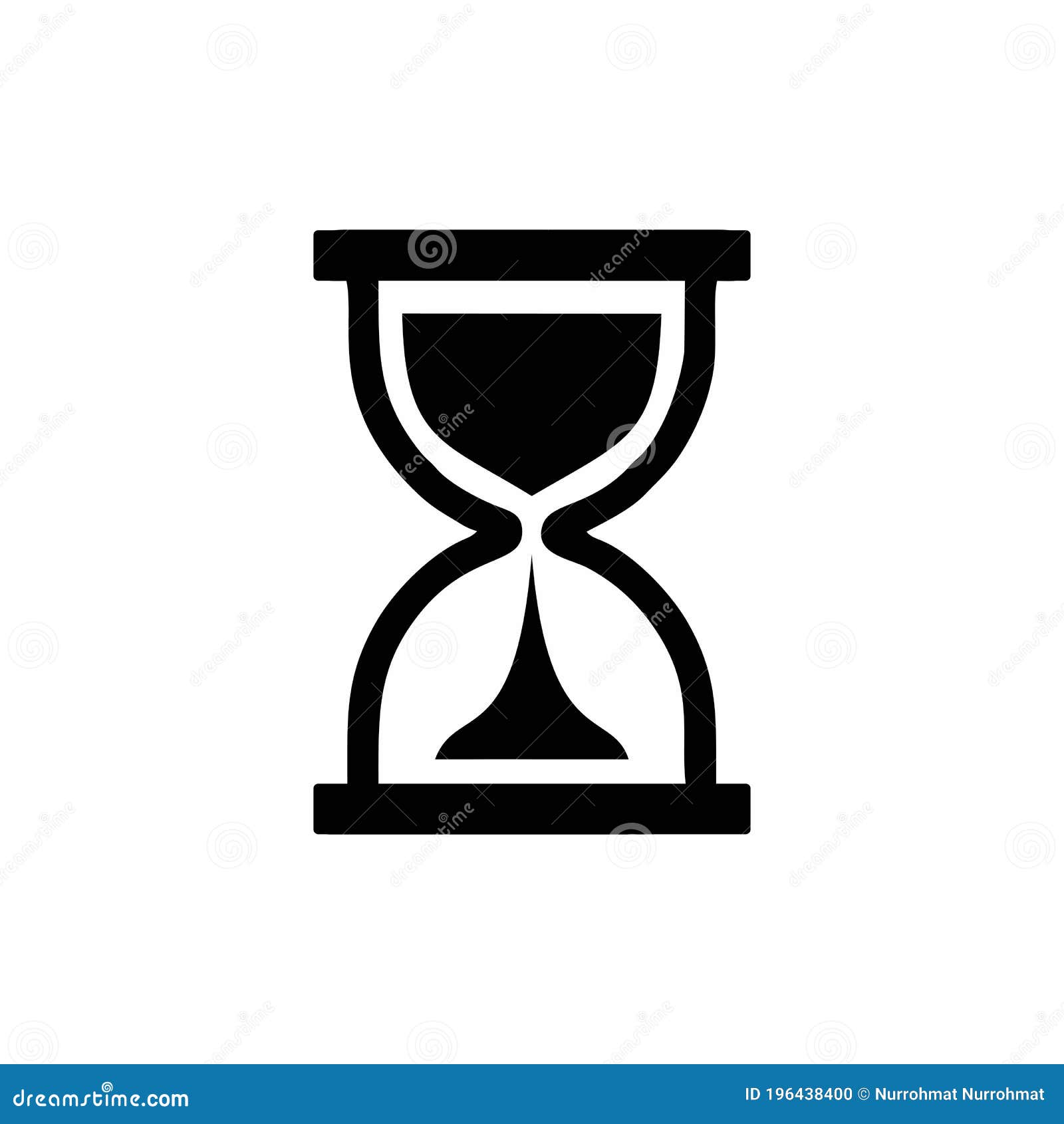 Hourglass Symbol In A Forced Perspective Stock Image | CartoonDealer ...