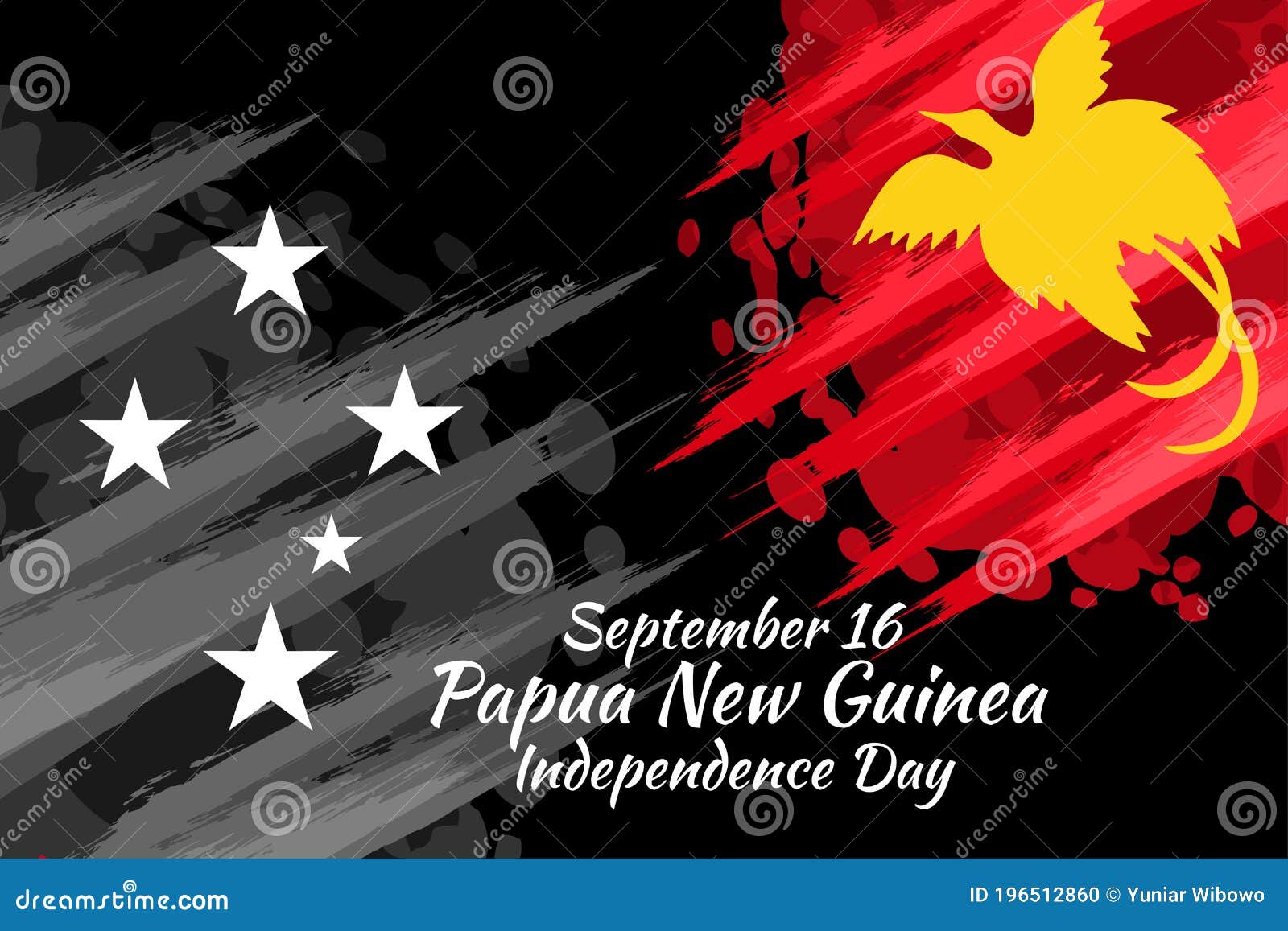 September 16, Independence Day of Papua New Guinea Stock Vector ...