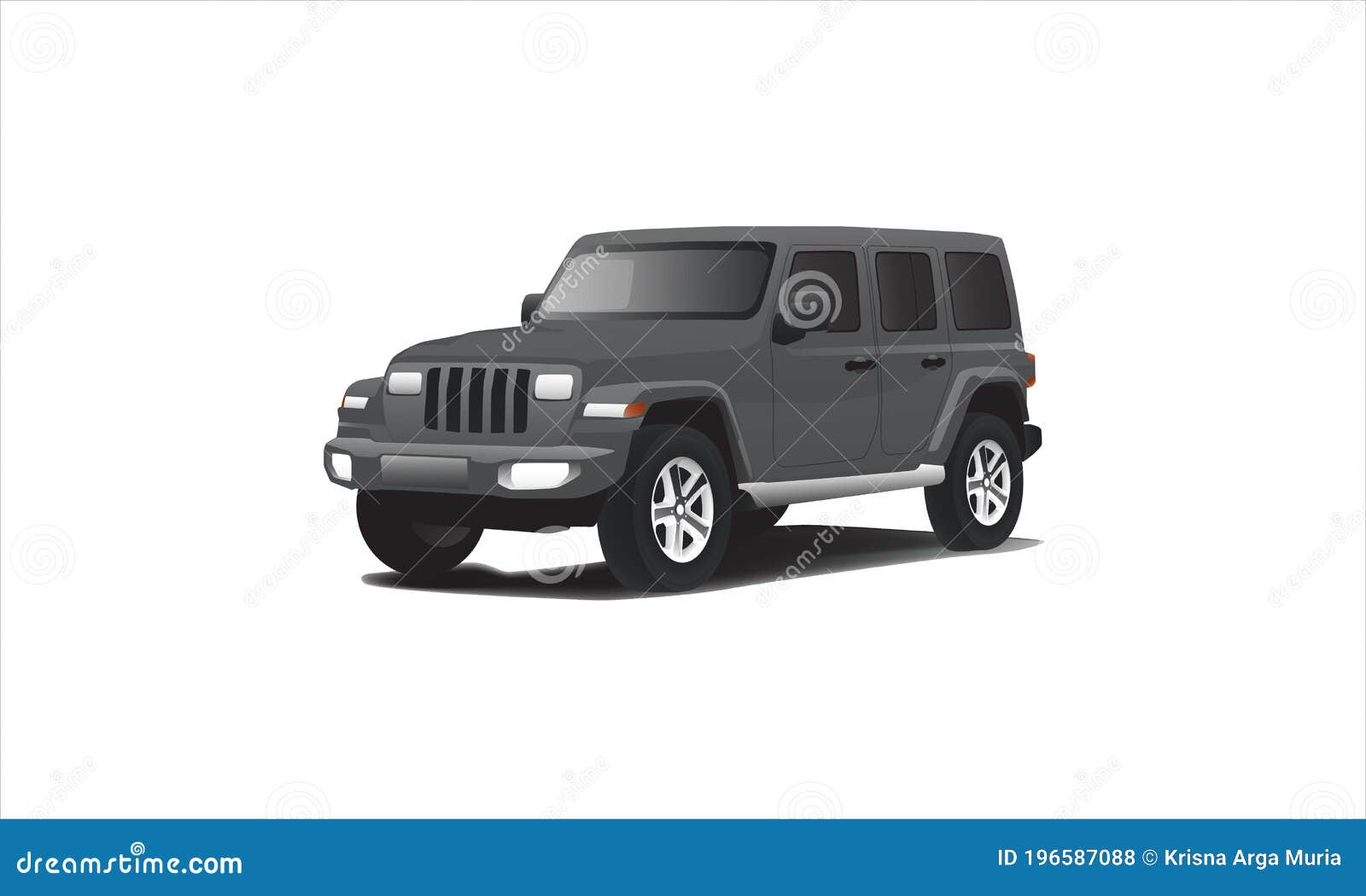 Hummer War Jeep Royalty-Free Cartoon | CartoonDealer.com #8725898