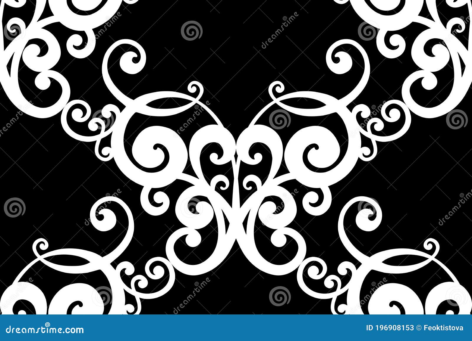 Vector Damask, Antique Acanthus. Seamless Pattern. Stock Vector - Illustration of border, design ...